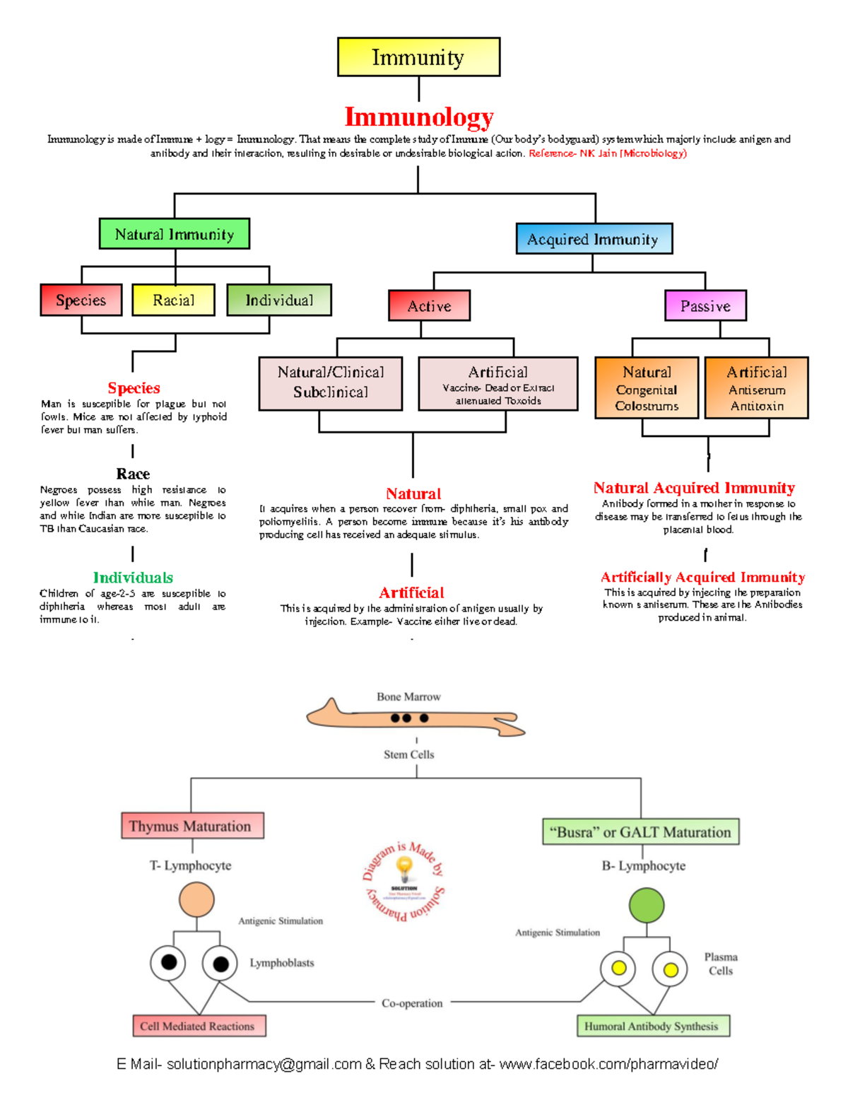 Immunology - Immunity Natural Immunity Acquired Immunity Species Racial ...