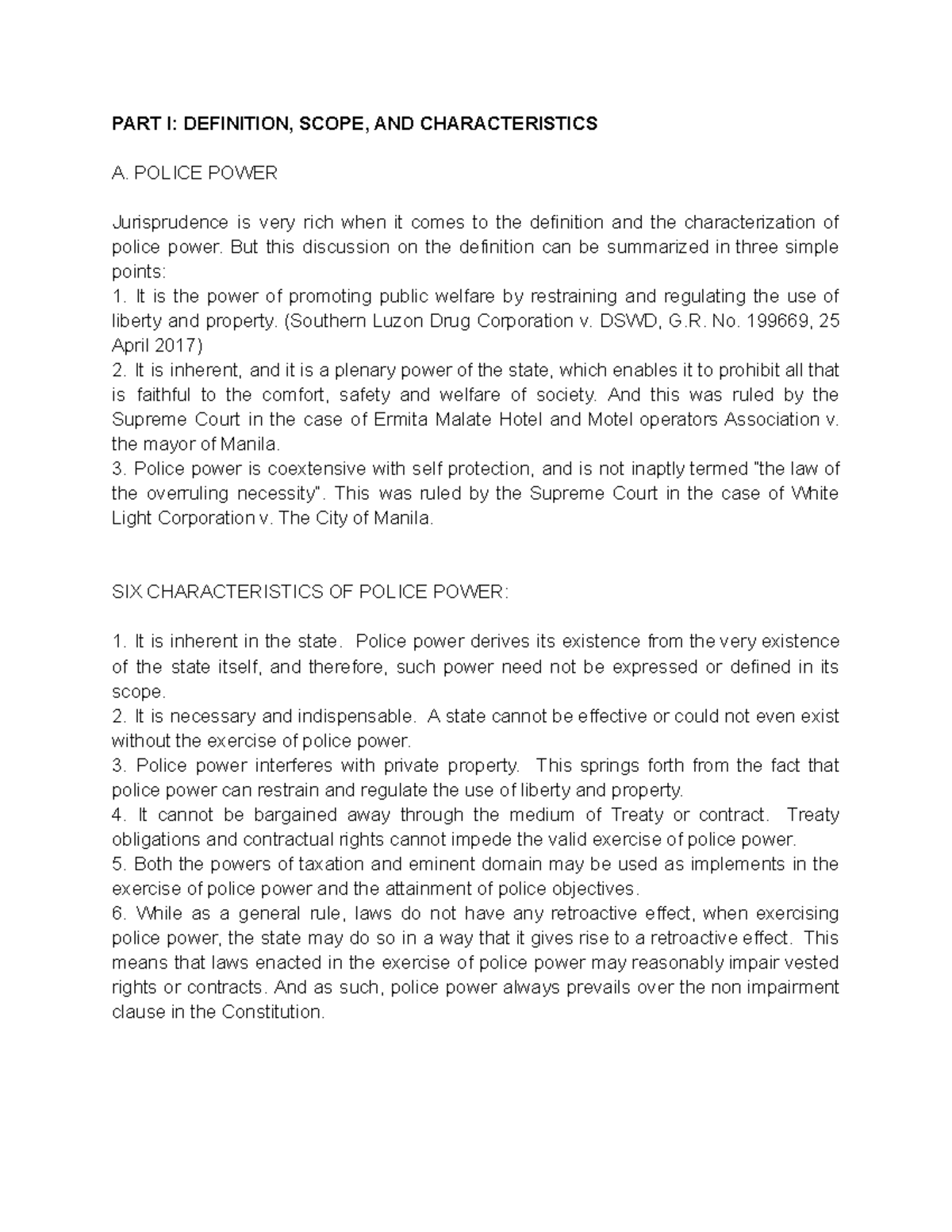 Obligations and Contracts - PART I: DEFINITION, SCOPE, AND ...