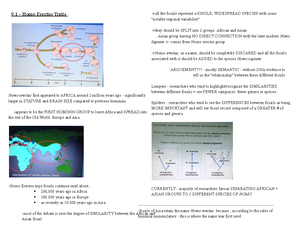 Arch module 1 - Lecture 1 note - ARCH 131 - LECI Intro -10 Human ...