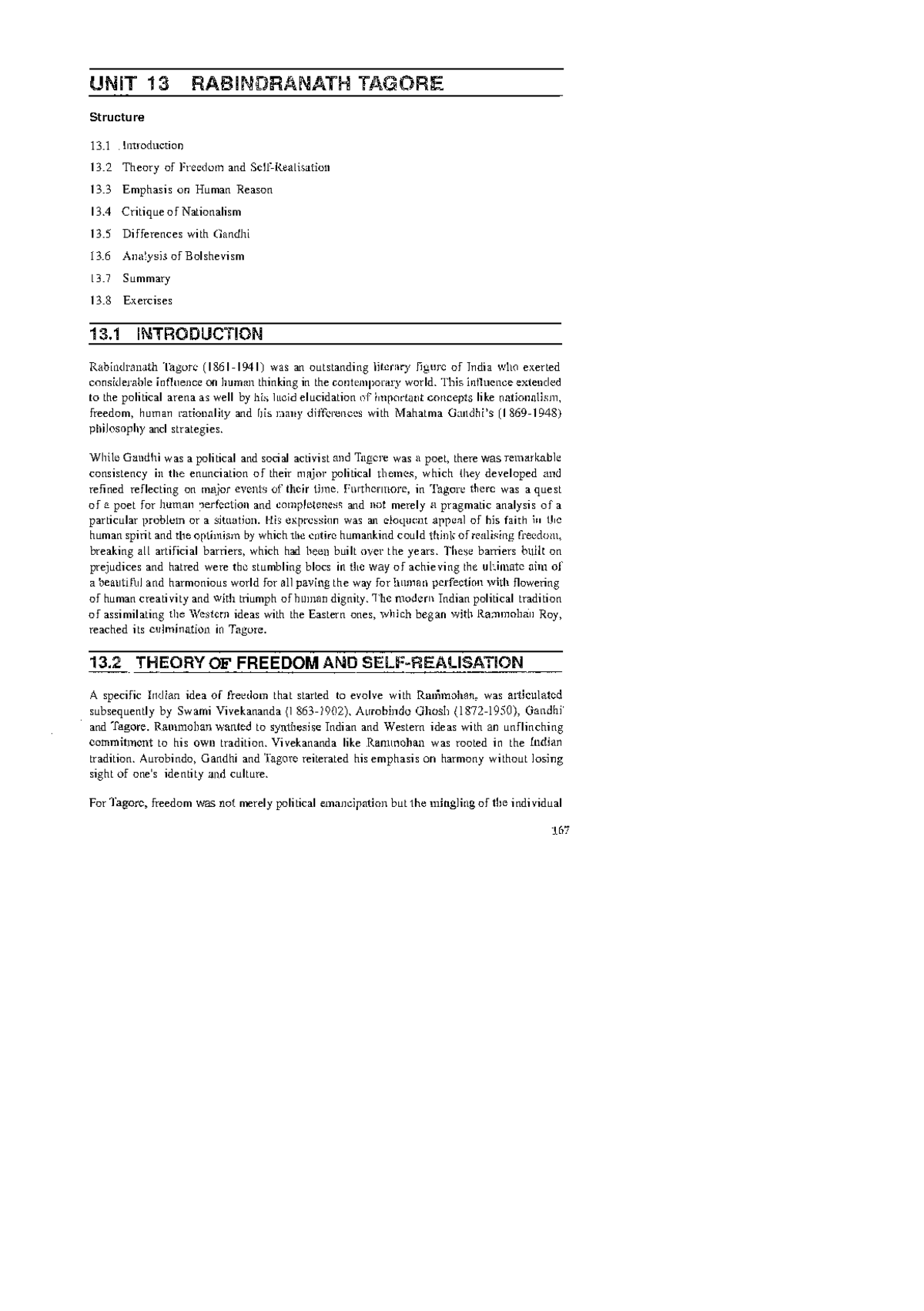 Unit-13 - very fantastic notes they are! do read them - 13 THEORY OF ...