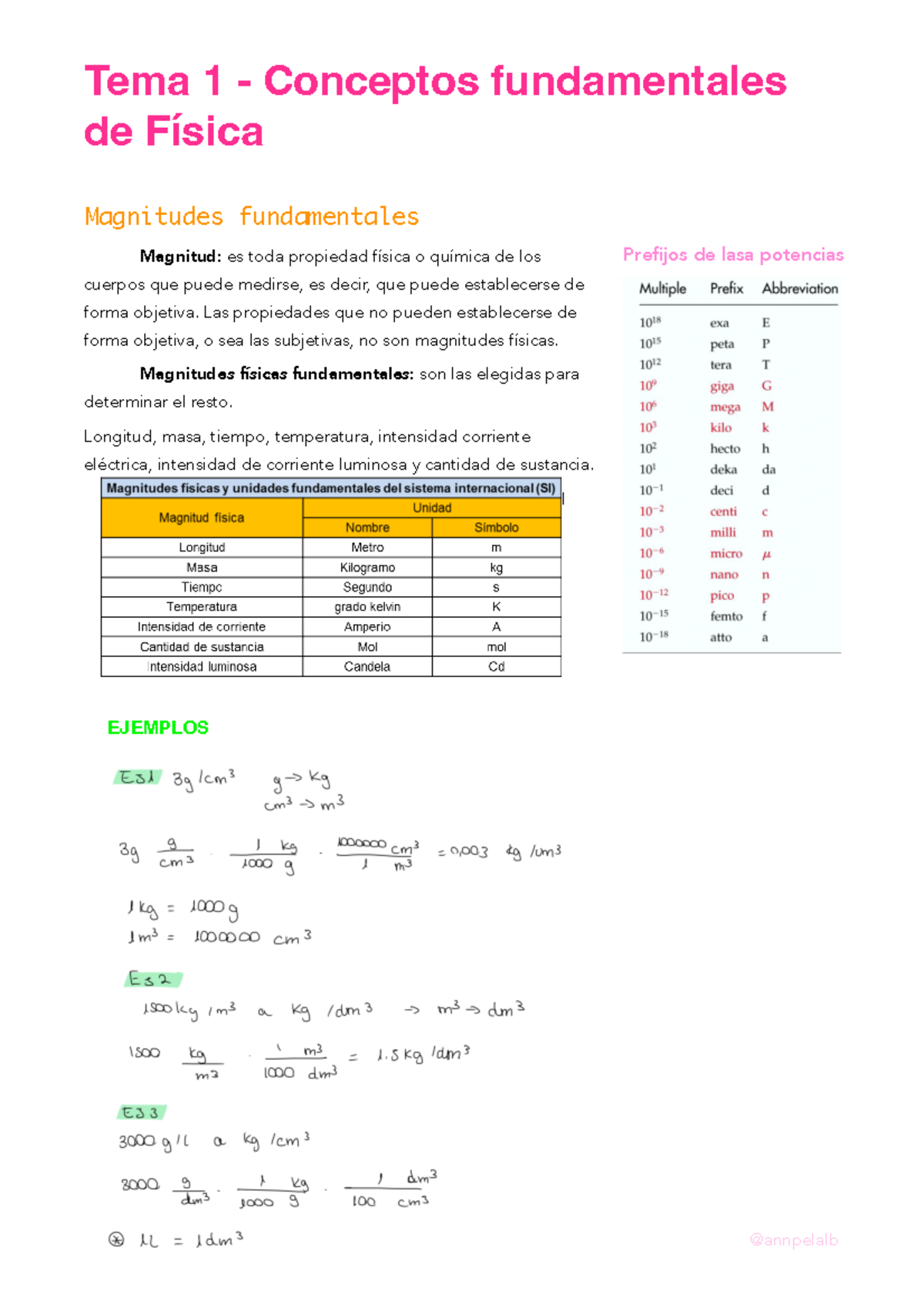 T1 - Conceptos Fundamentales de Física - Tema 1 - Conceptos fundamentales de Física Magnitudes ...