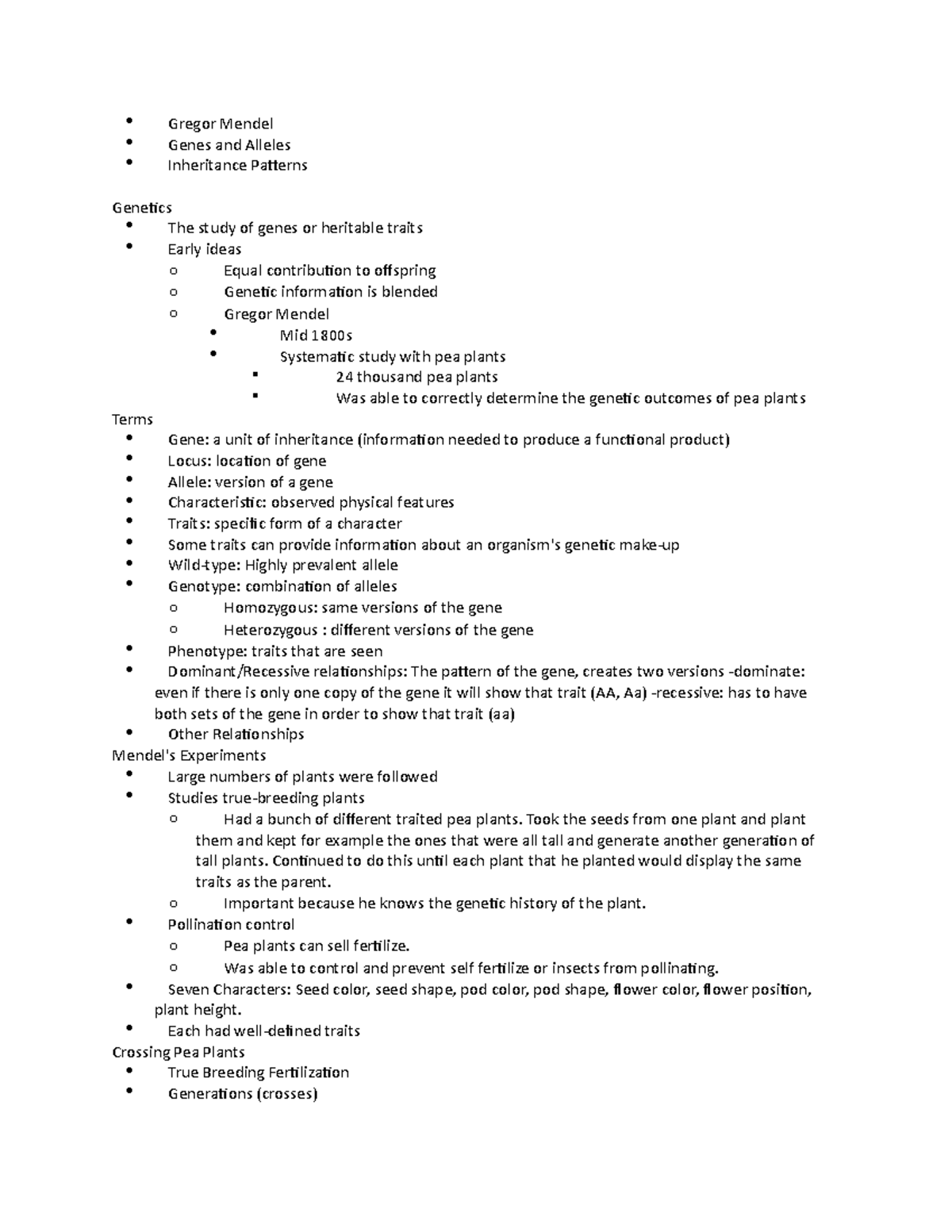 Ch 16- Simple Patterns of Inheritance - Gregor Mendel Genes and Alleles Inheritance Patterns ...