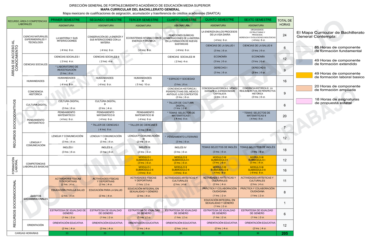 MAPA Curricular Nuevo Modelo 2023 - PRIMER SEMESTRE SEGUNDO SEMESTRE ...