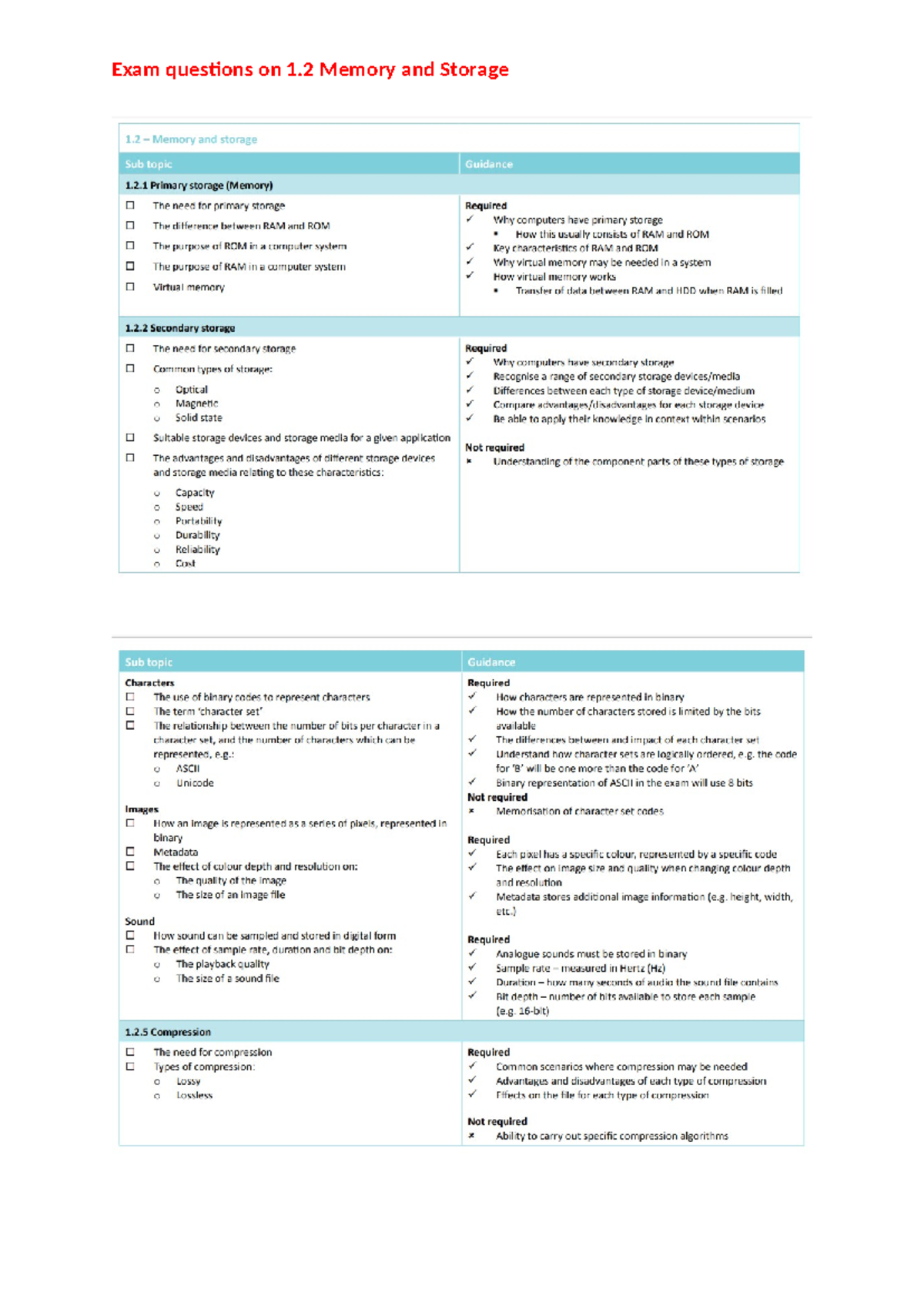 Memory and Storage - If the size of an average digital photograph is ...