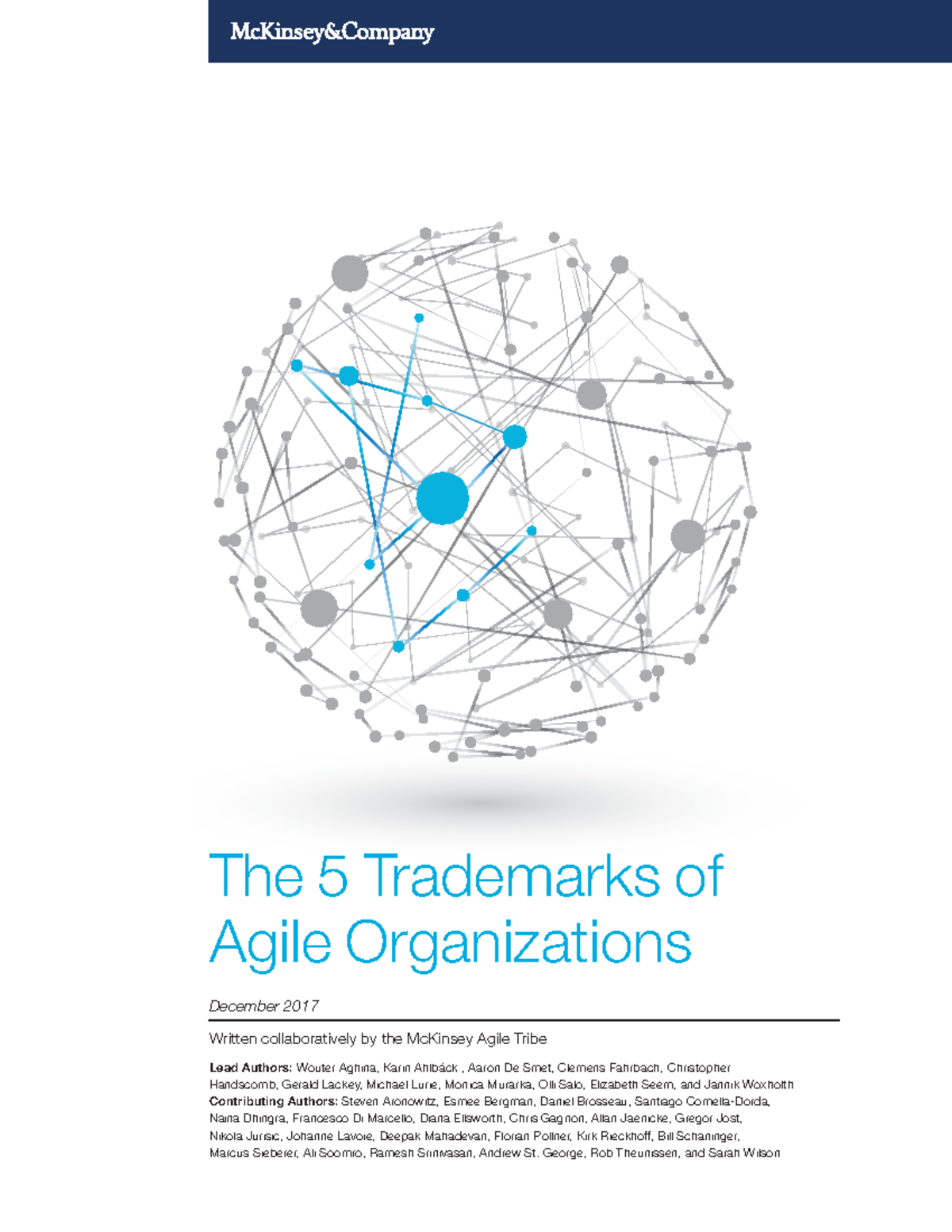 The five trademarks of agile organizations - The 5 Trademarks of Agile ...