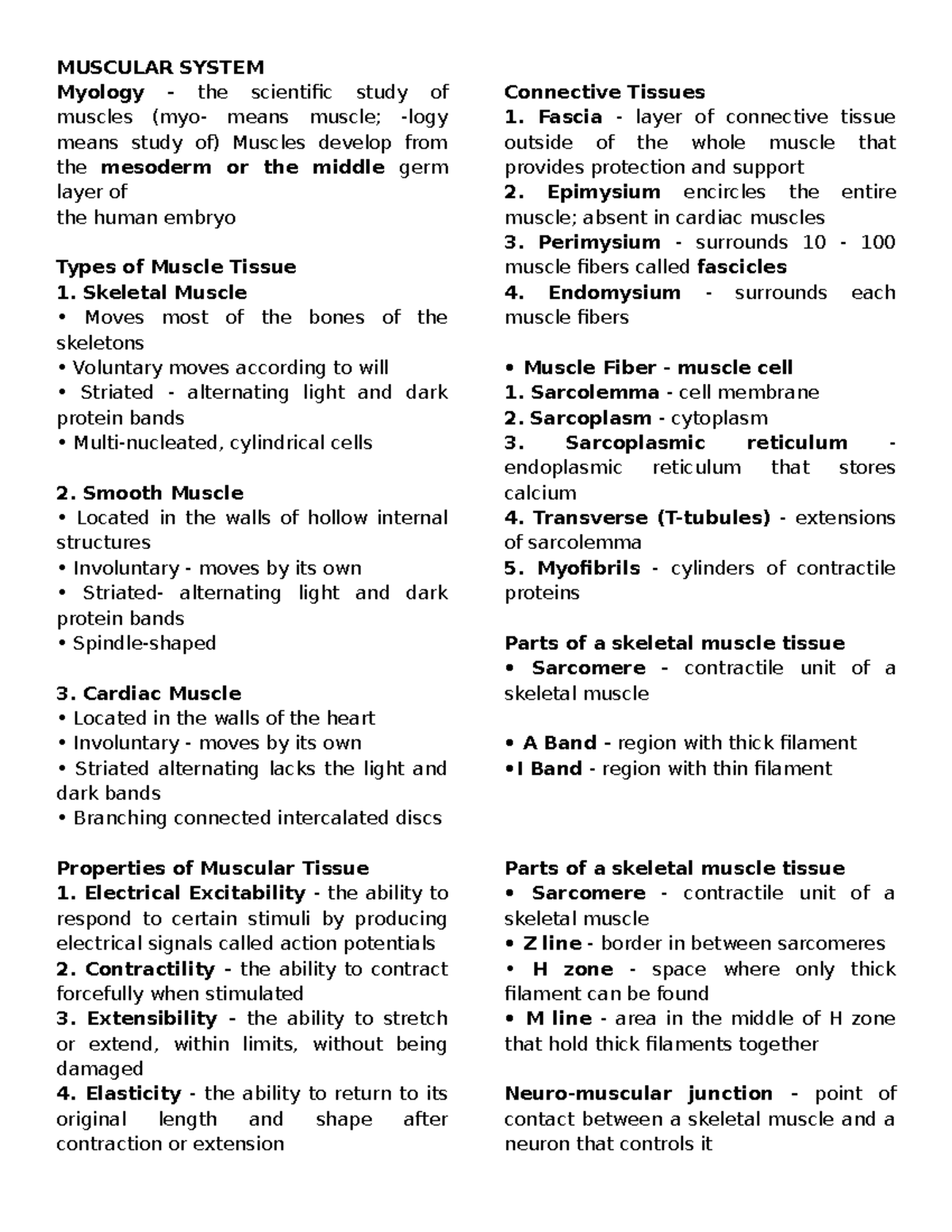 Muscular- System 2 - MUSCULAR SYSTEM Myology - the scientific study of ...
