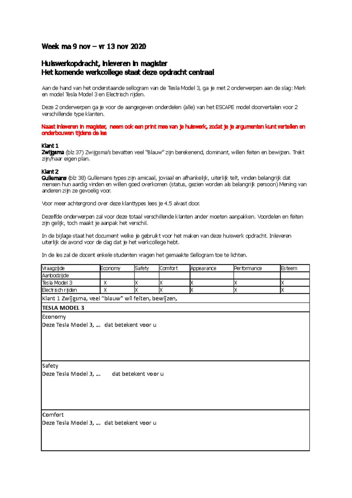 Opdracht Sellogram - ccbfdhfgrn - Week ma 9 nov – vr 13 nov 2020 ...