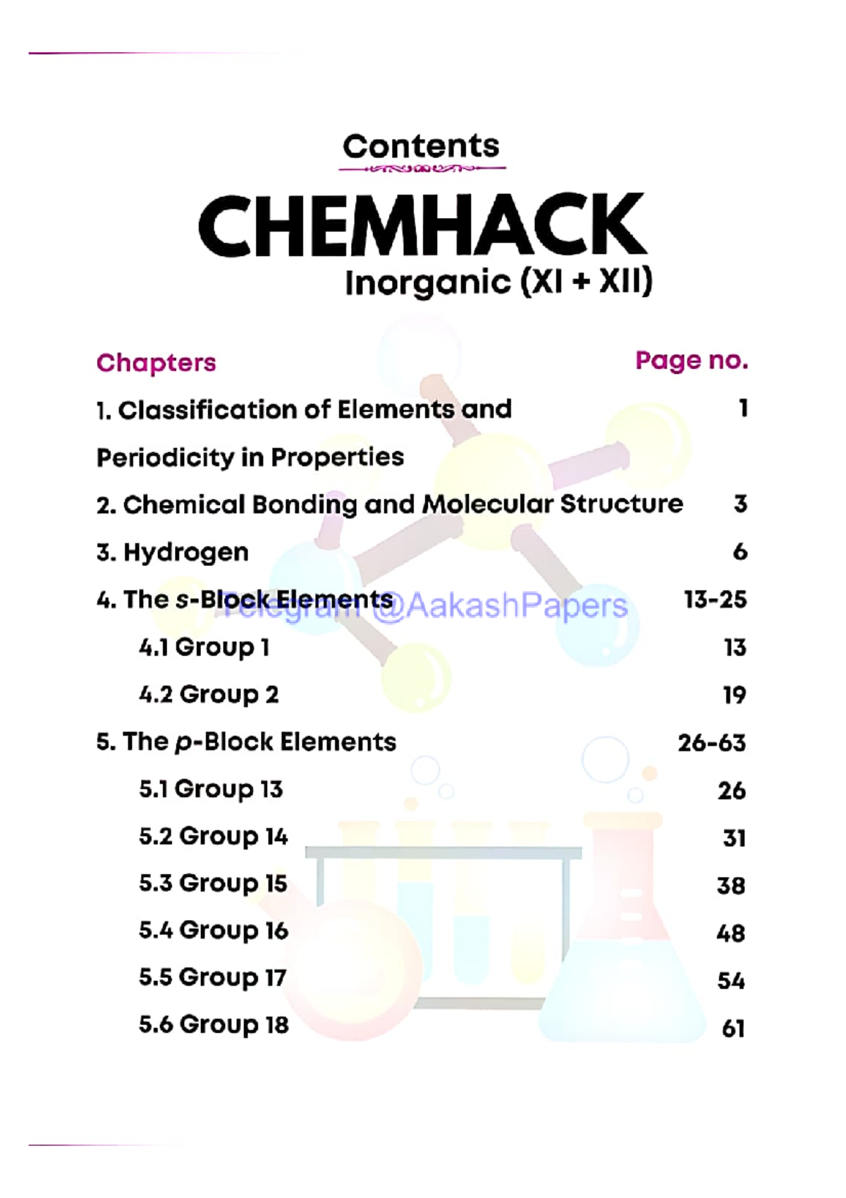 Inorganic Chemhack - BS Secondary - Studocu