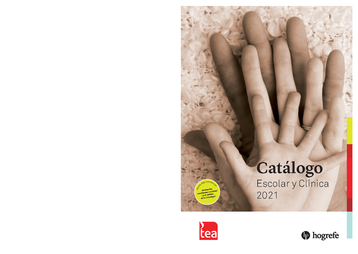 Catalogo-TEA- Ediciones-2021- Escolar-Y- Clinica para las practicas ...