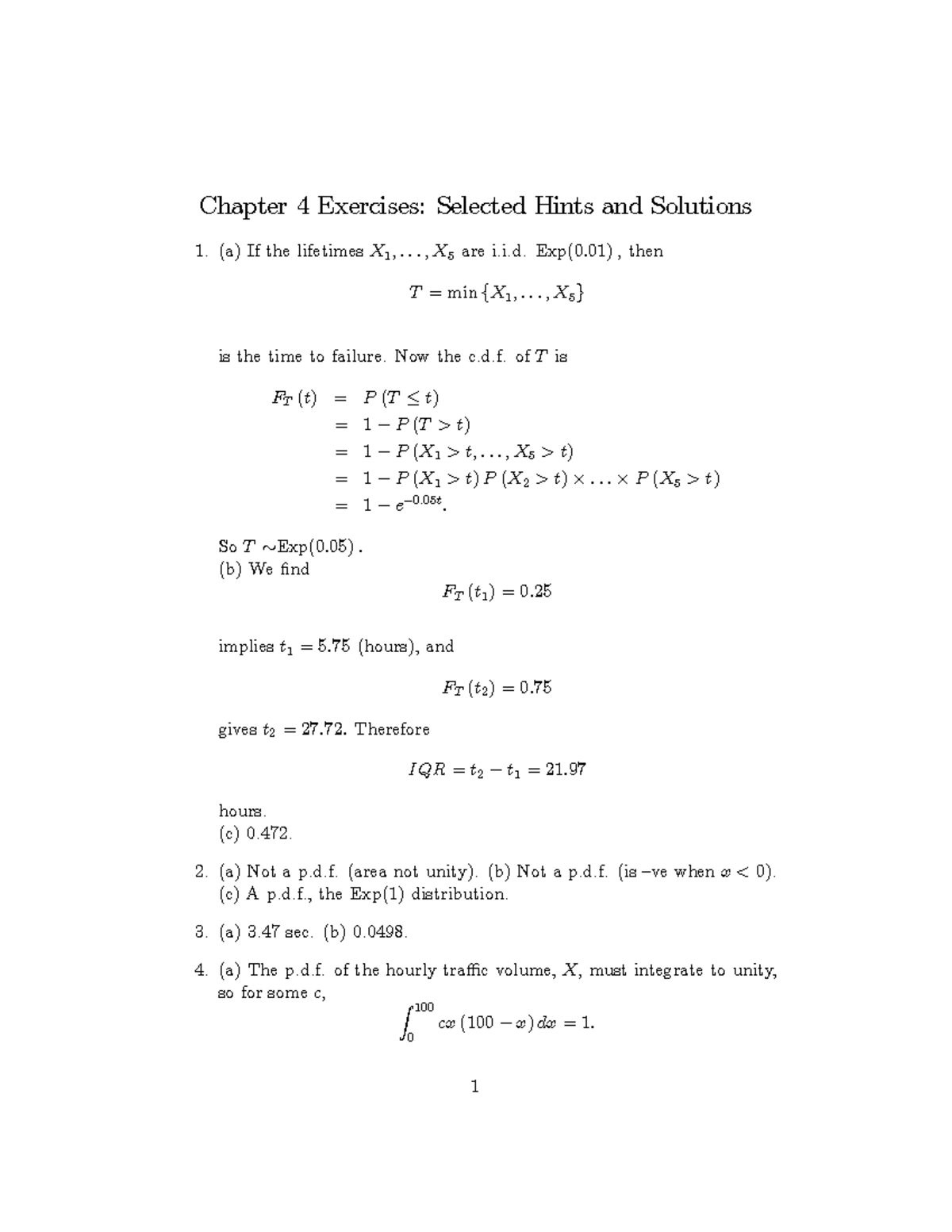 Chapter 4Solutions - - Studocu