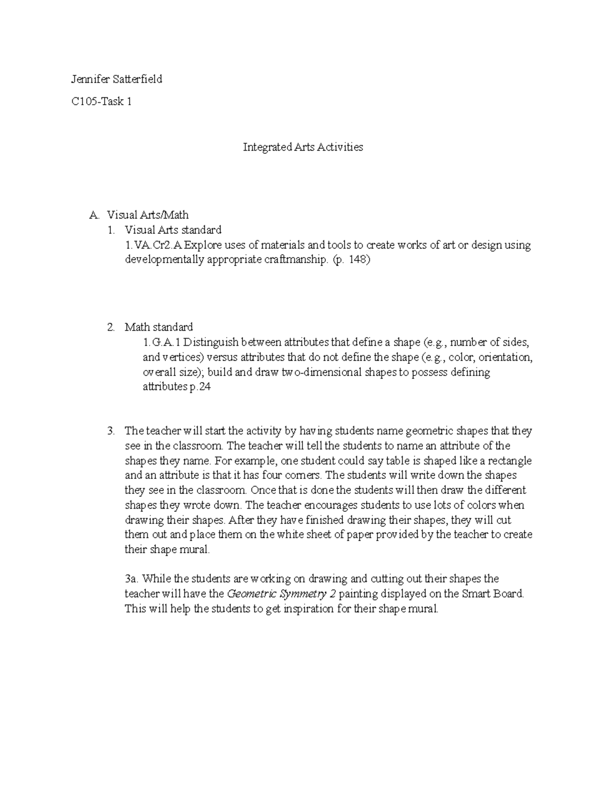 C105 taskone Jennifer Satterfield - Jennifer Satterfield C105-Task 1 ...