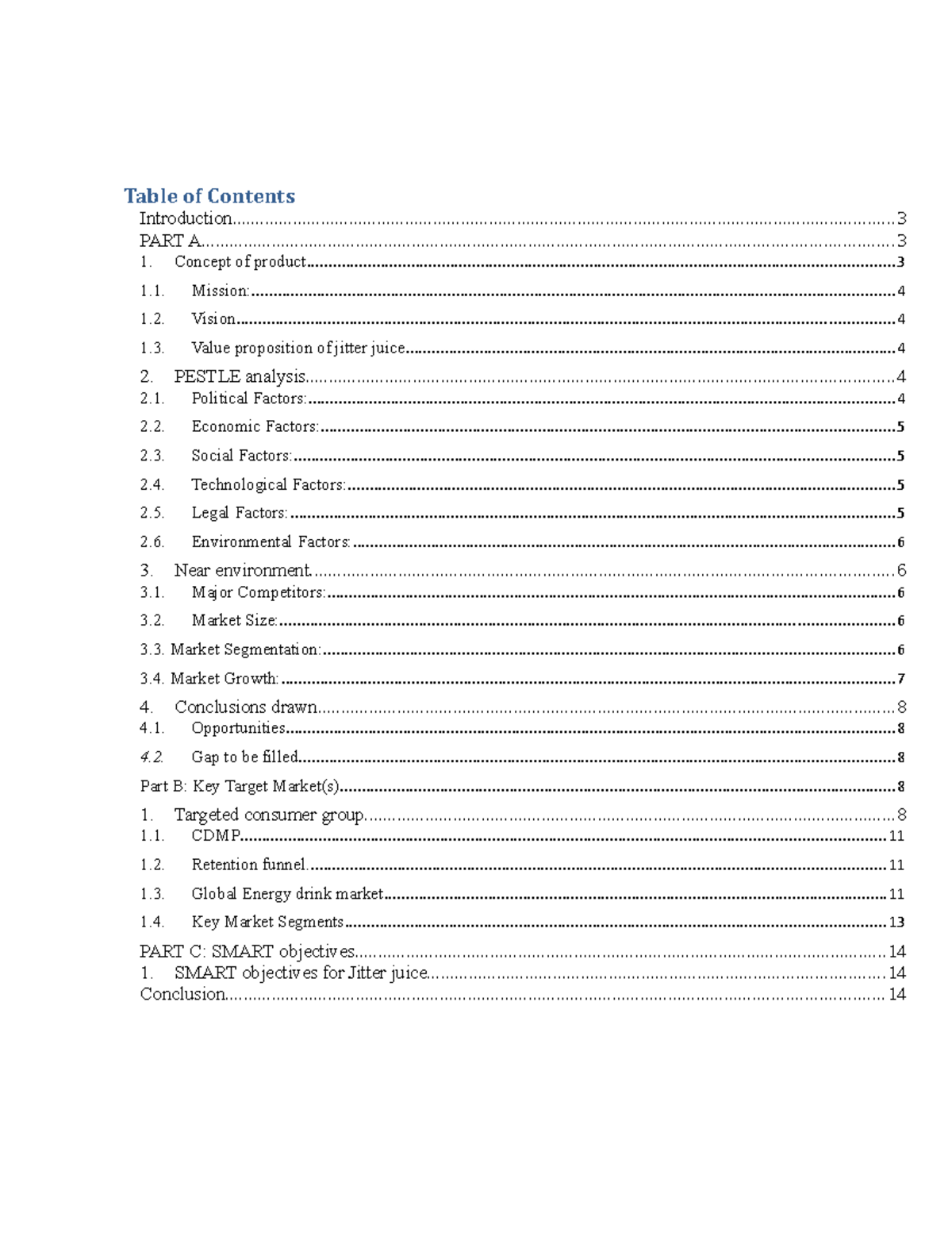 Assessment 2 - assignment - Table of Contents - Studocu