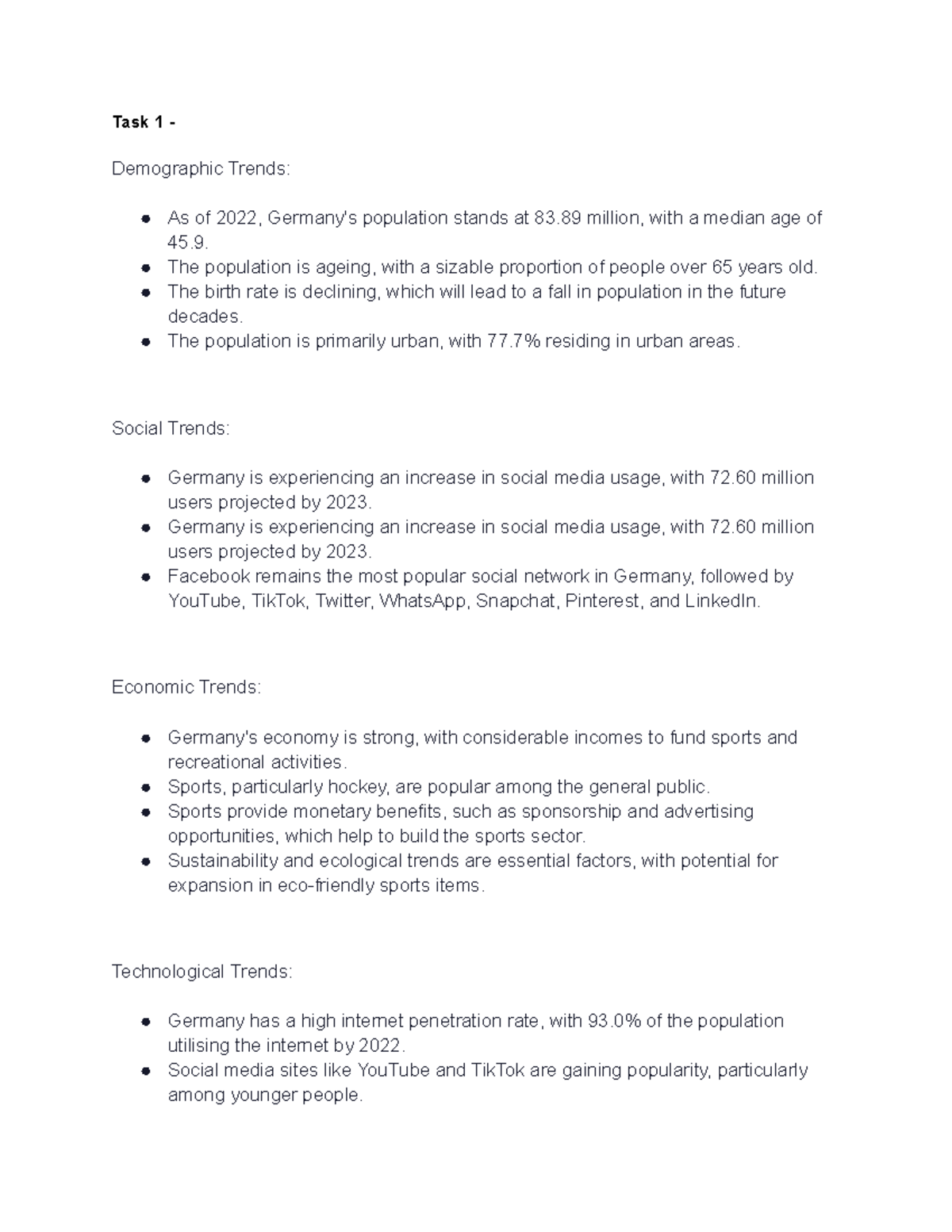 2.5 Assessment BBB4M - Unit 2 lesson 5 assignment - Task 1 ...