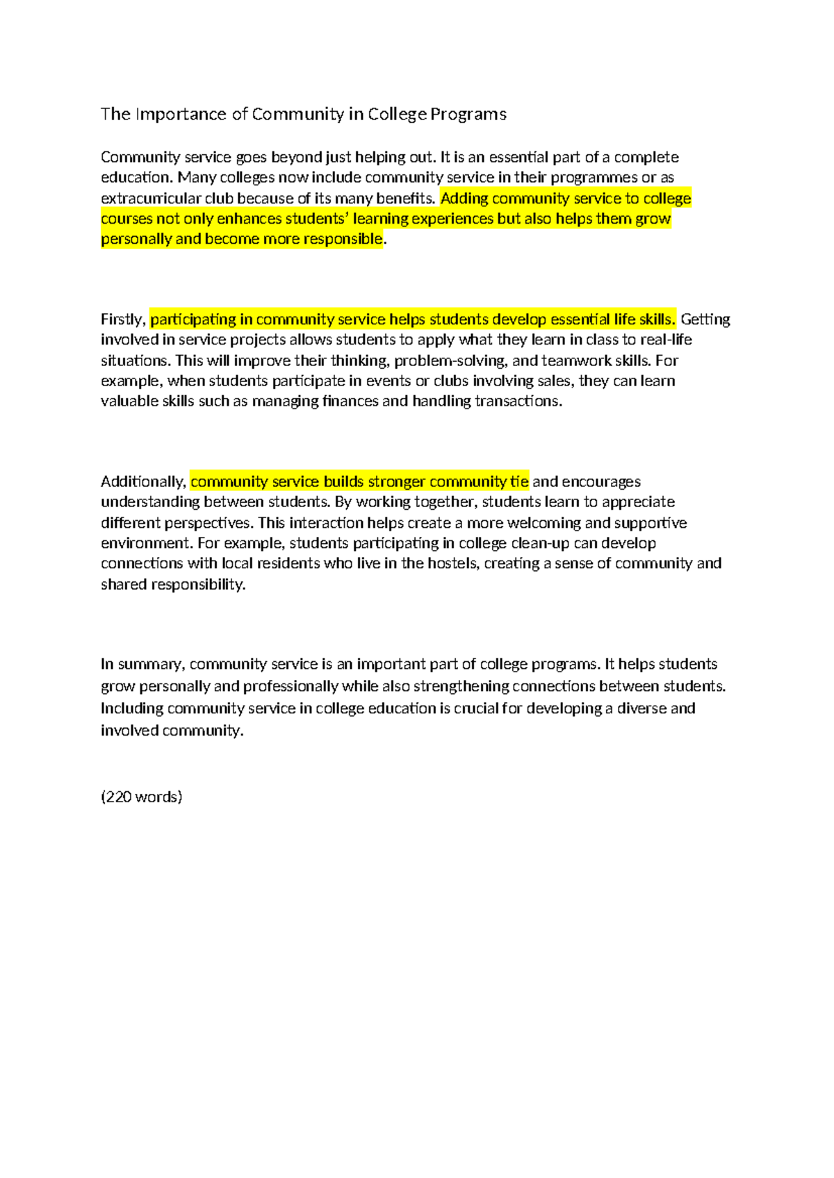 The Importance of Community in College Programs - It is an essential ...