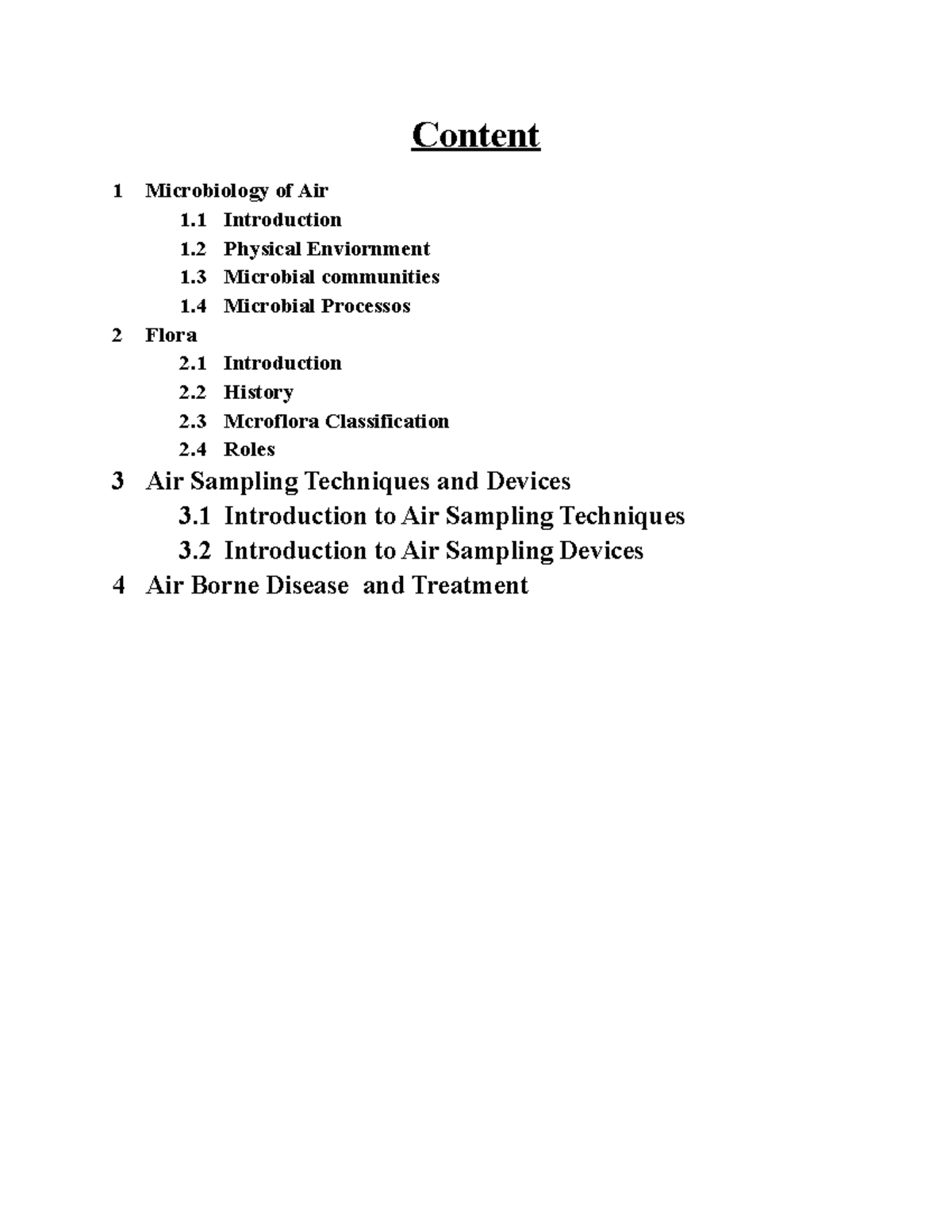 Micrology of Air Dev - Content 1 Microbiology of Air 1 Introduction 1 ...