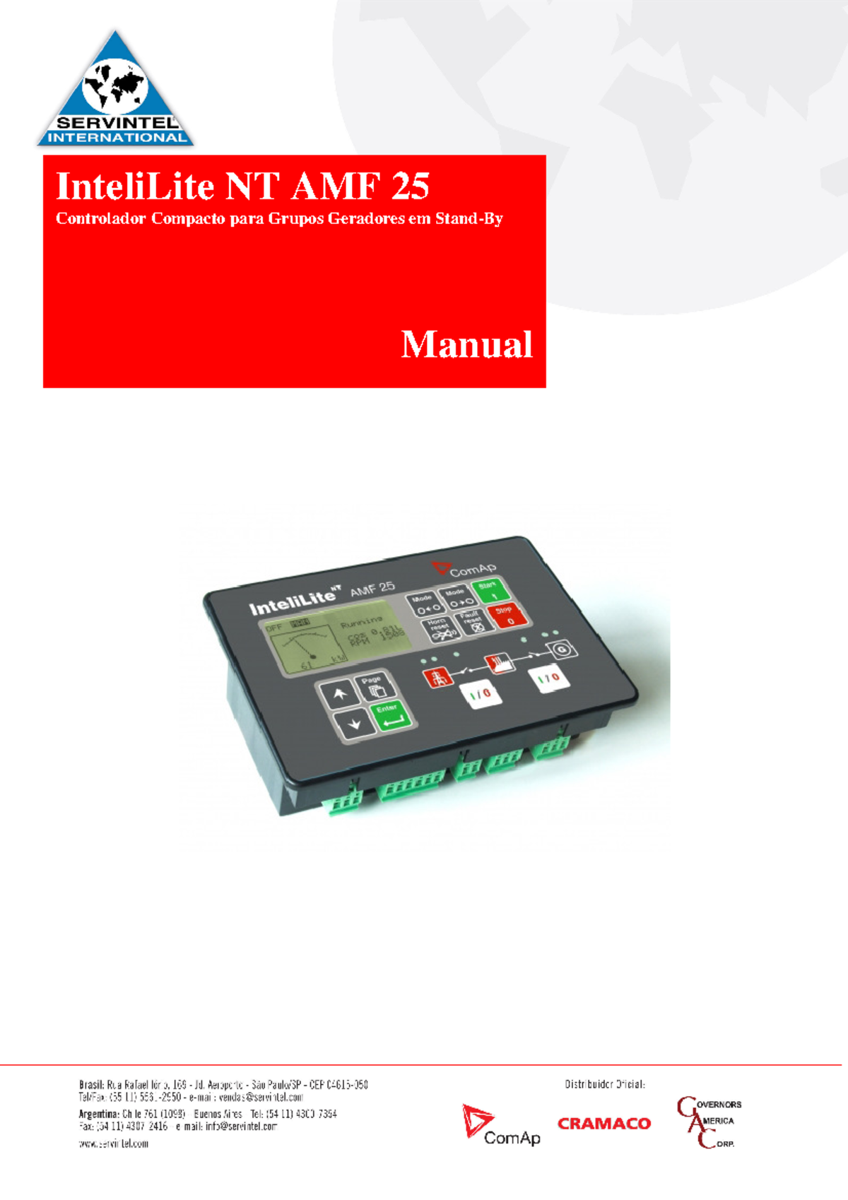 IL-NT-AMF25 - Manual Portugues - + InteliLite NT AMF 25 Controlador Compacto para Grupos ...
