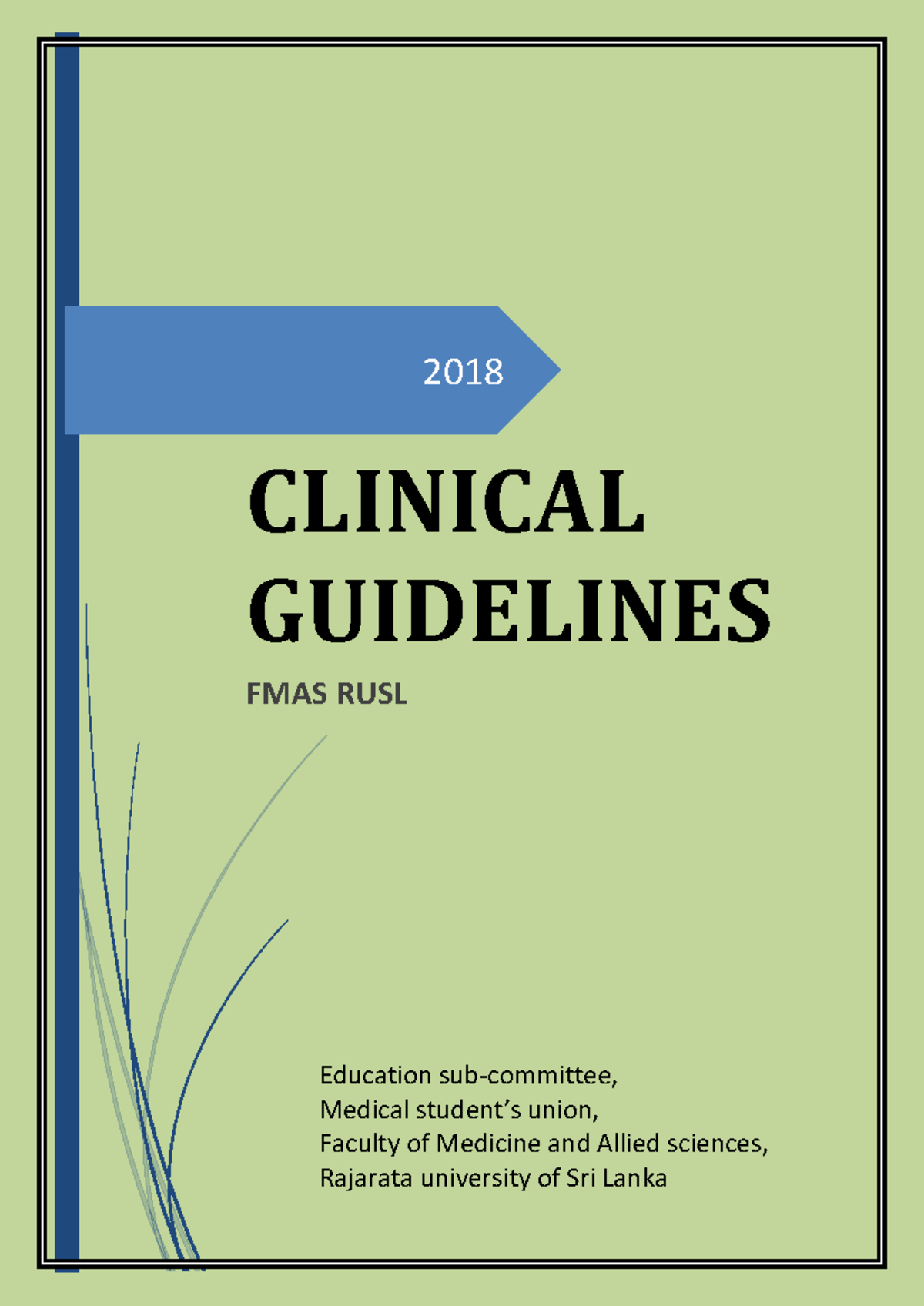 3. Objctives of Gyn and Obs - 2018 CLINICAL GUIDELINES FMAS RUSL ...