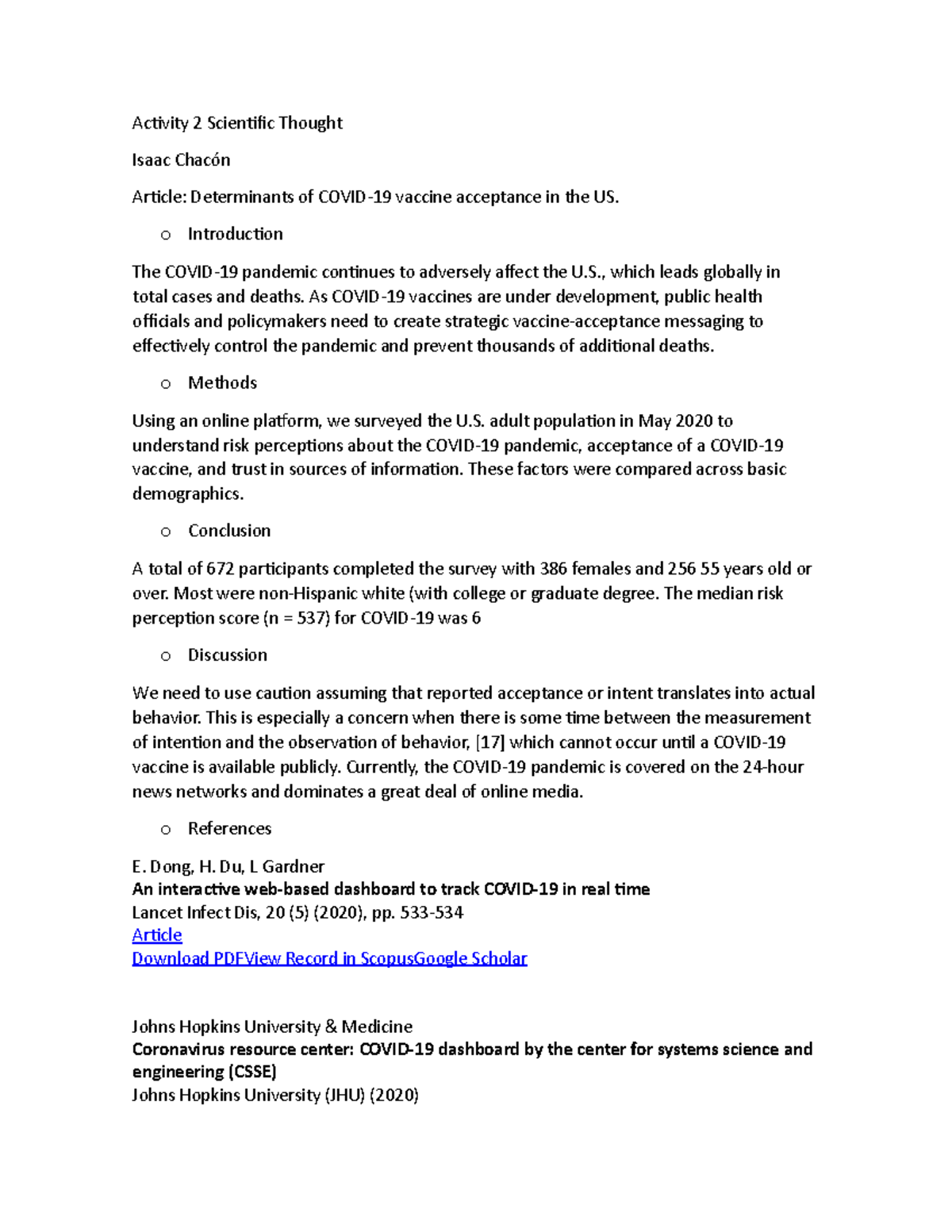 Scientific Thought act2 no copies - Activity 2 Scientific Thought Isaac ...