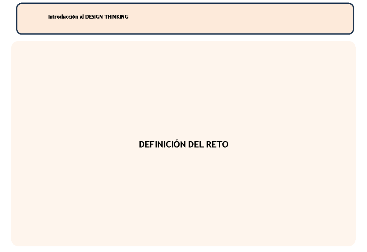 0. Definicion DEL RETO - {{. - DEFINICIÓN DEL RETO Introducción al ...