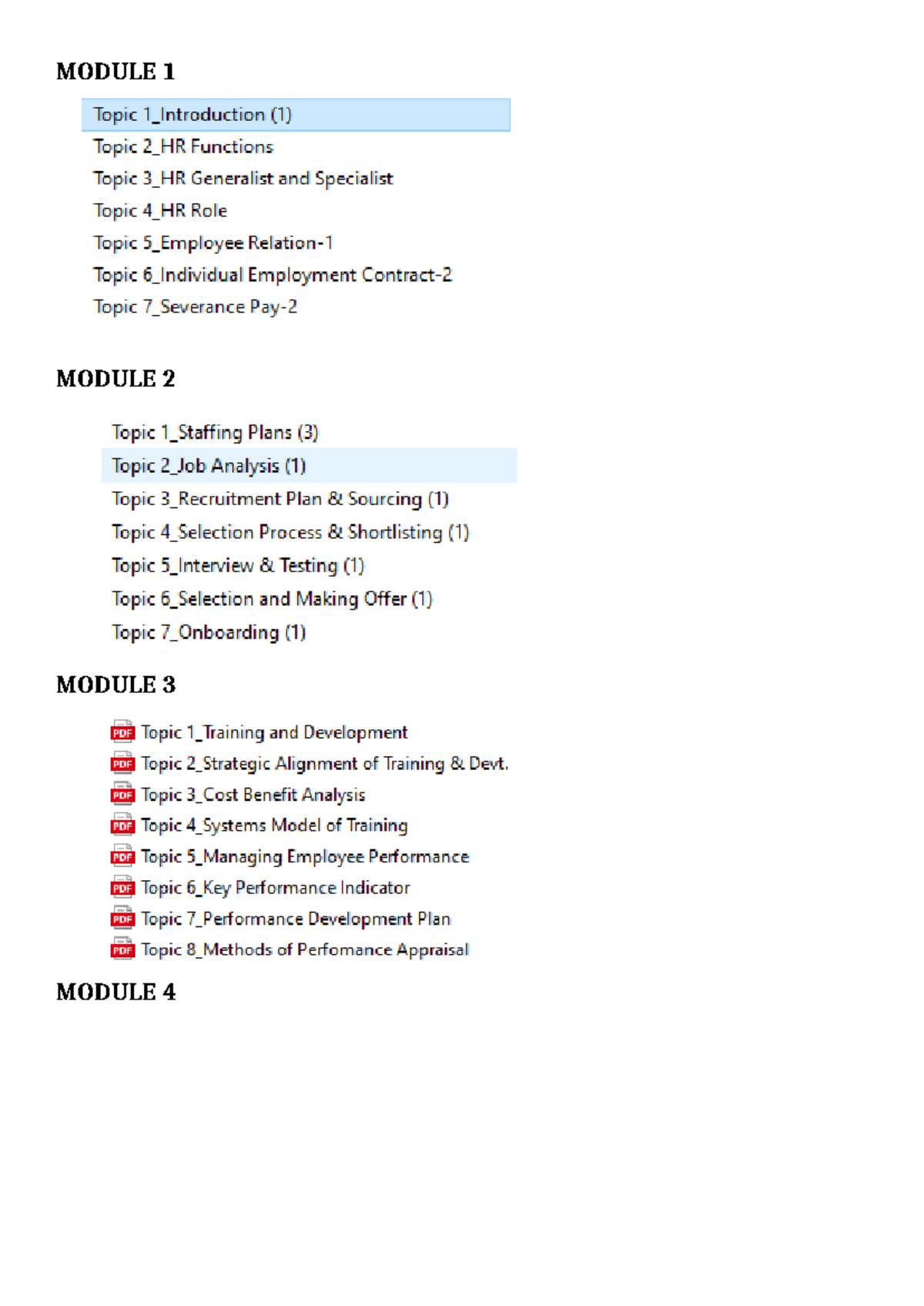 HR Functions - MODULE MODULE MODULE MODULE HR Functions Staffing ...