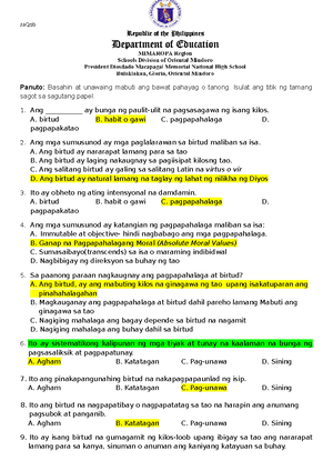 Annotation for lesson plan Highly Proficient Teacher - SY 2023-2024 ...