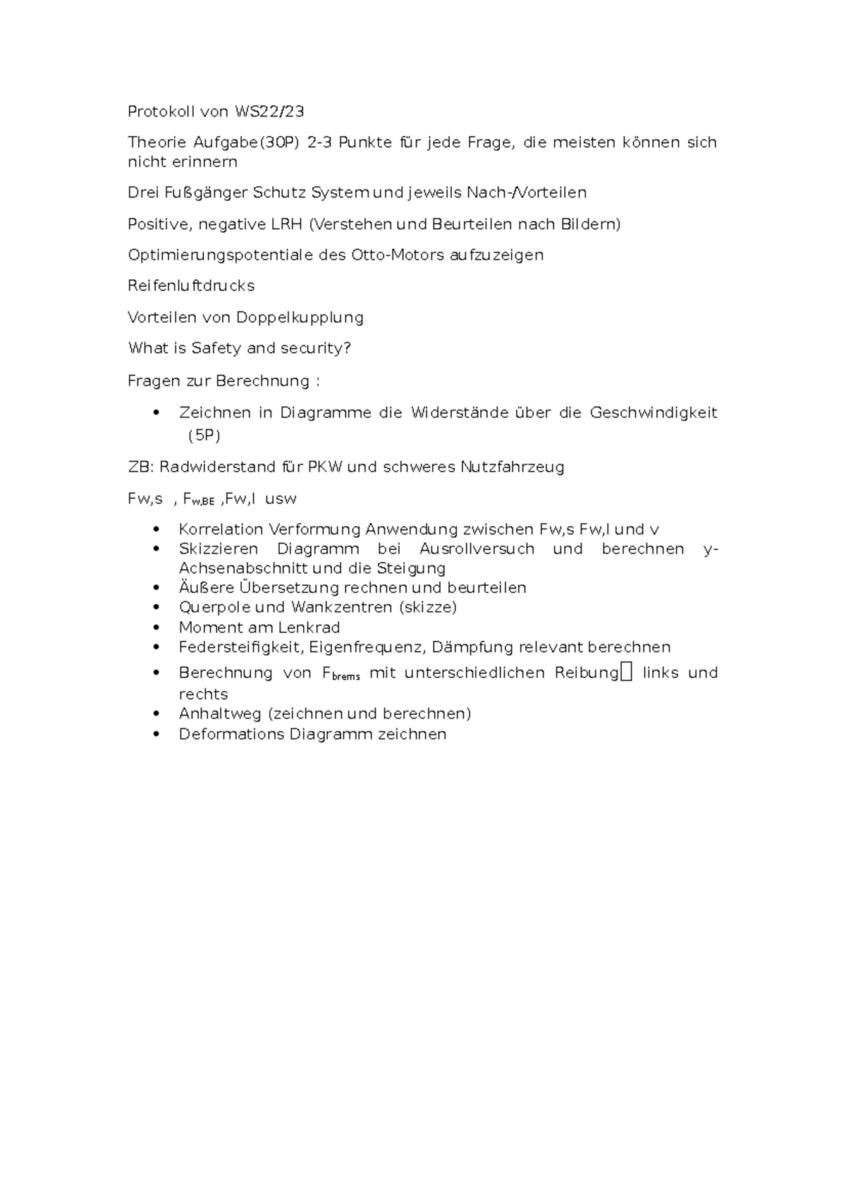 Protokoll von WS22-23 - Protokoll von WS22/ Theorie Aufgabe(30P) 2-3 ...