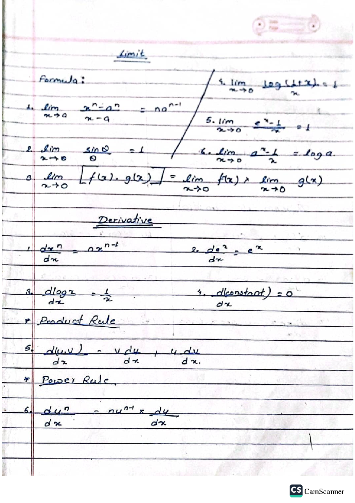 Calculus-Formula - fjhk - Numerical Methods - Studocu