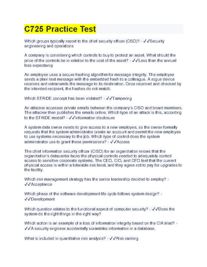 Module 7 - Study guide - C725 - WGU - Studocu