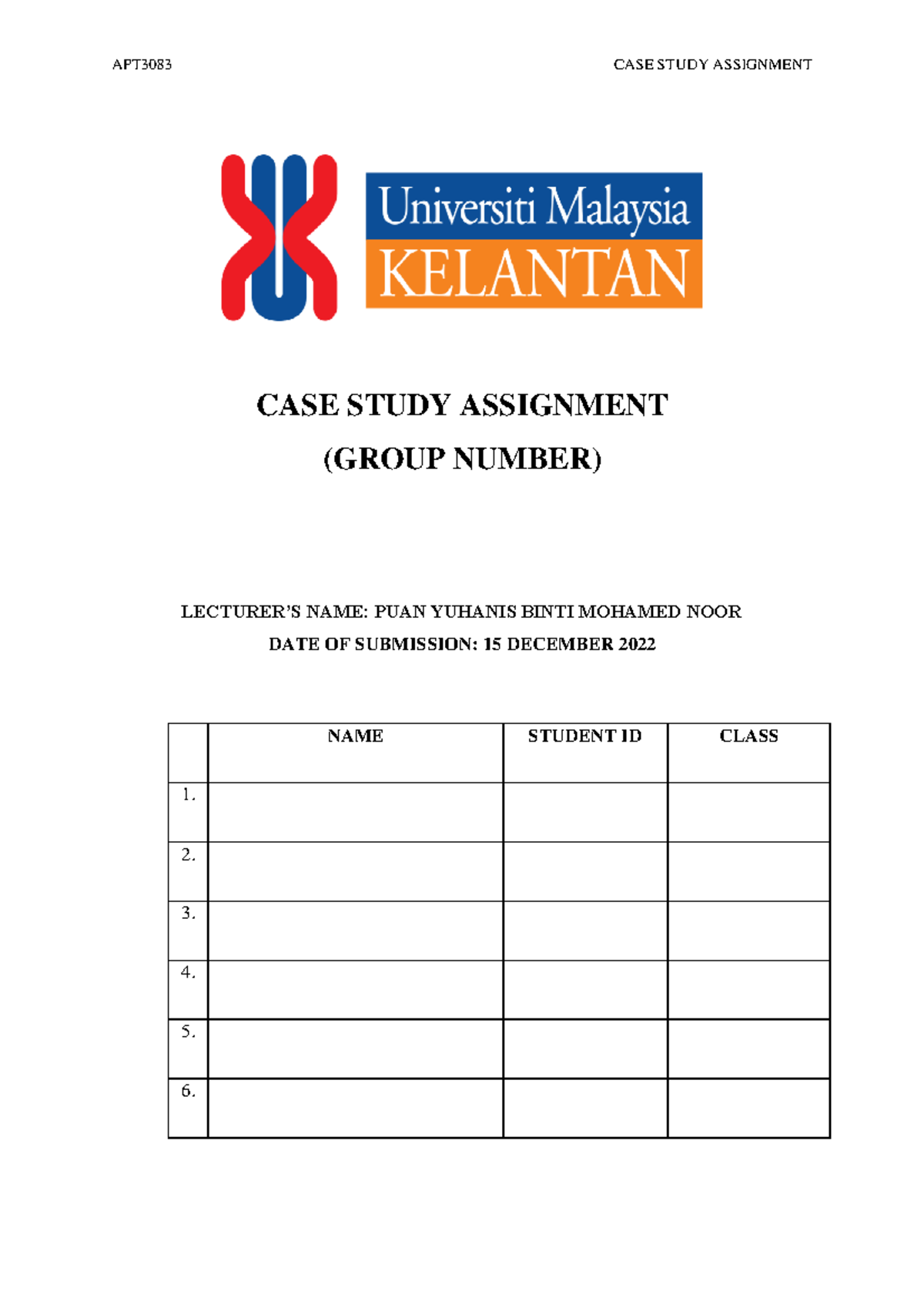 CASE Study Assignment - entrepenershipstrategic management - CASE STUDY ...