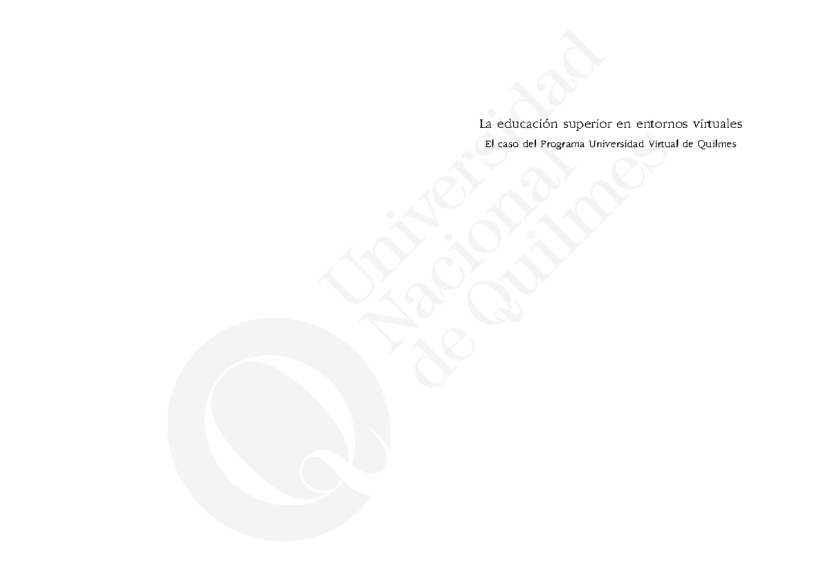 ESEV - ............................. - El caso del Programa Universidad ...