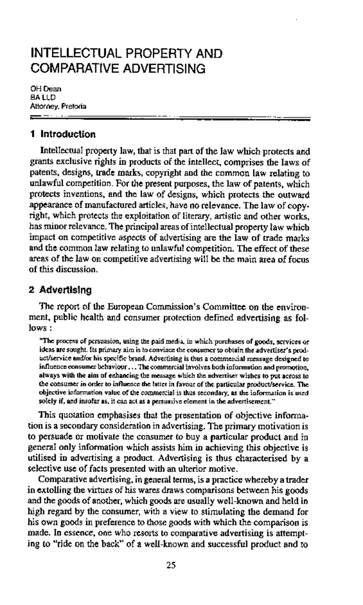 [10] Intellectual Prop and Comparative Advertising - Intellectual ...