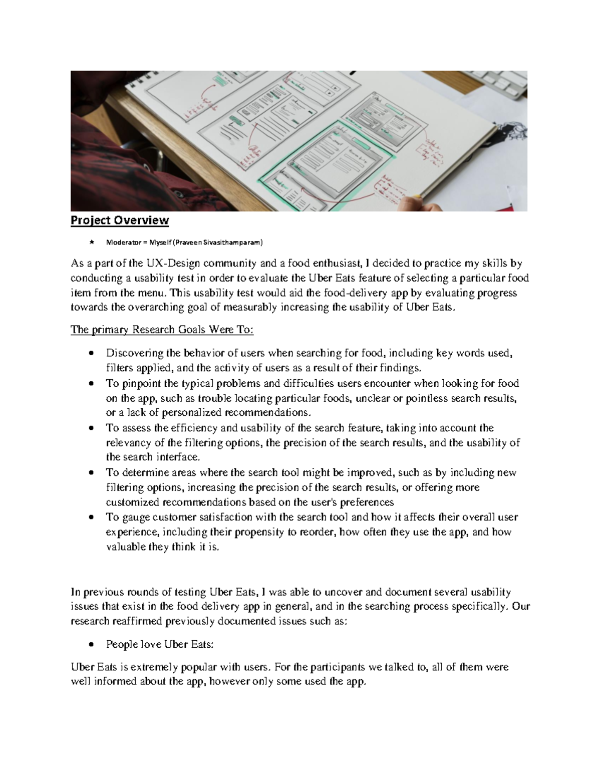 Document 23 - The user research process for the user design course ...