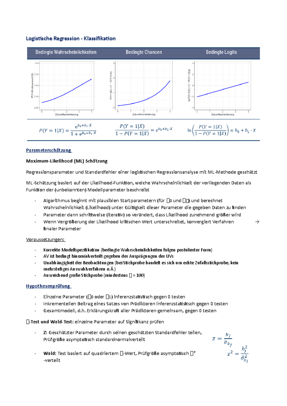 Logistische Regression - Klassifikation - Multivariate Datenanalyse ...