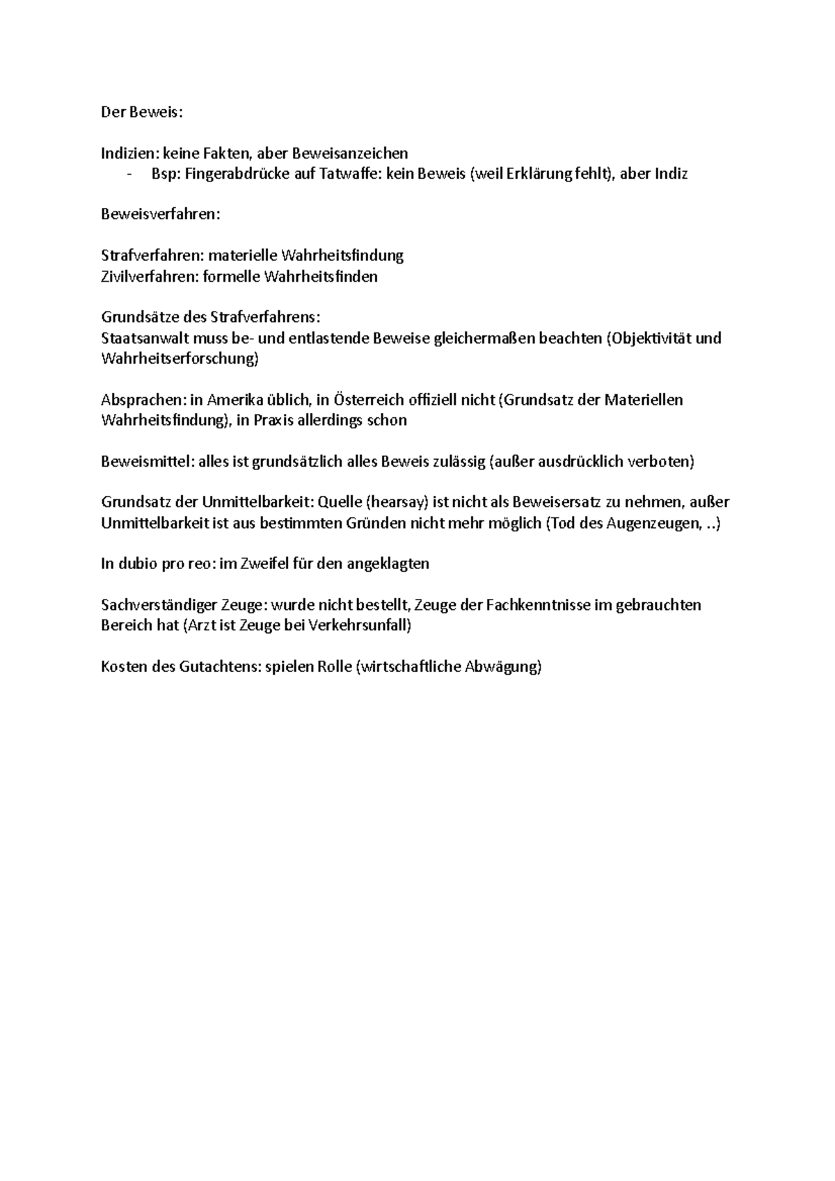 Der Beweis - Mitschrift 22.10.2022 - Der Beweis: Indizien: keine Fakten ...