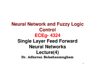 Neural Network and Fuzzy Logic lecture 8-Study - Neural Network and Fuzzy Logic Control ECEg ...
