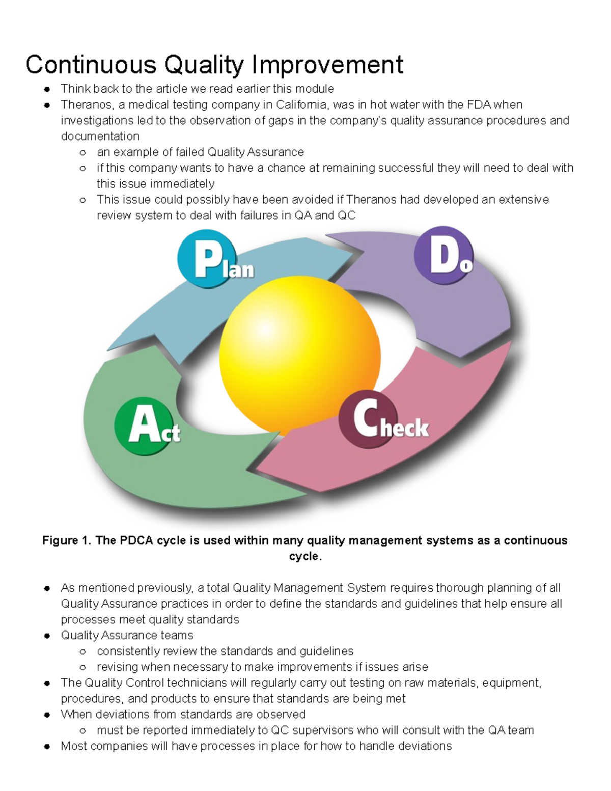 Quality Assurance and Quality Control Pt. 4 - Continuous Quality ...