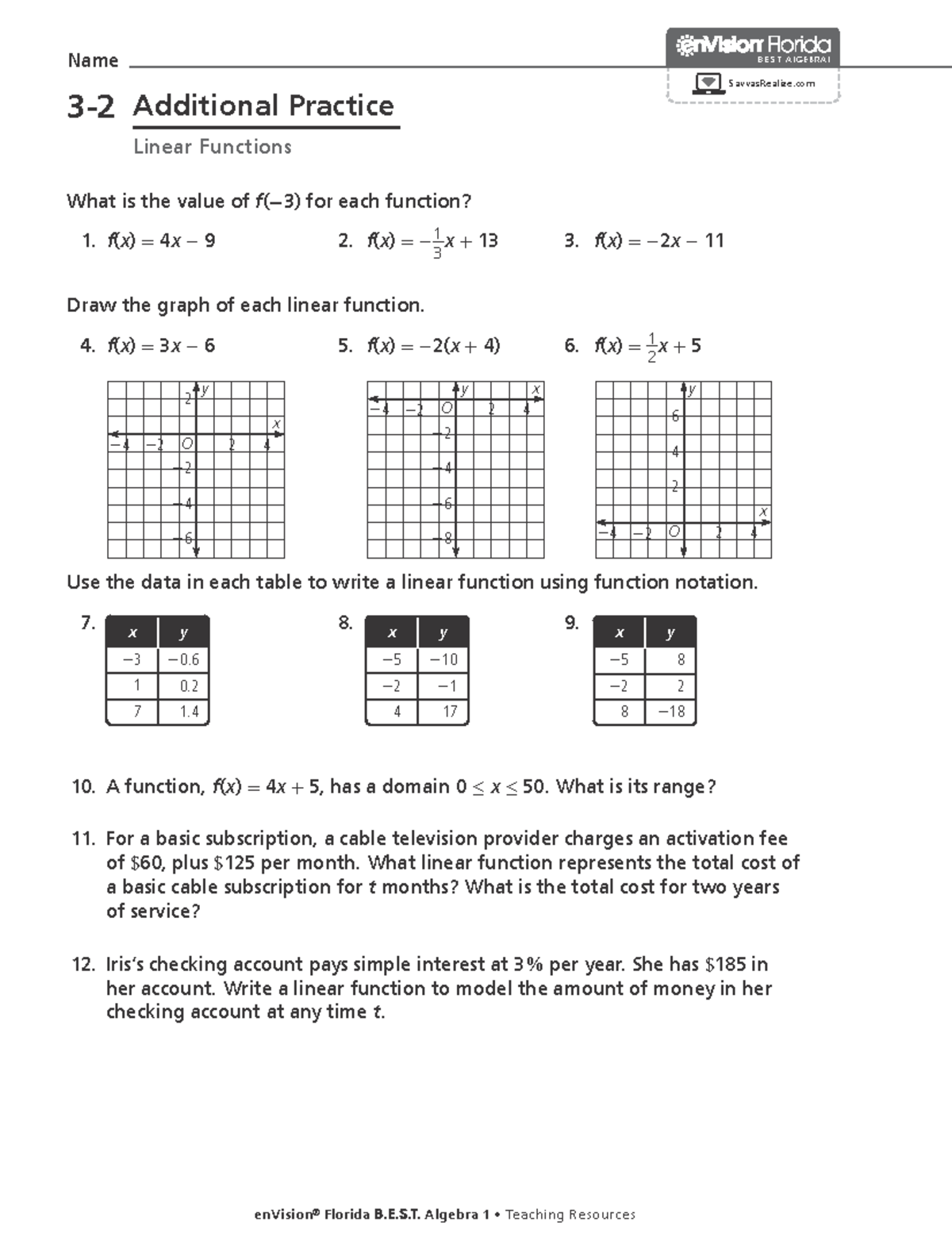Aga 23 a1 0302 ap - Homework for the children - Name SavvasRealize B.E ...