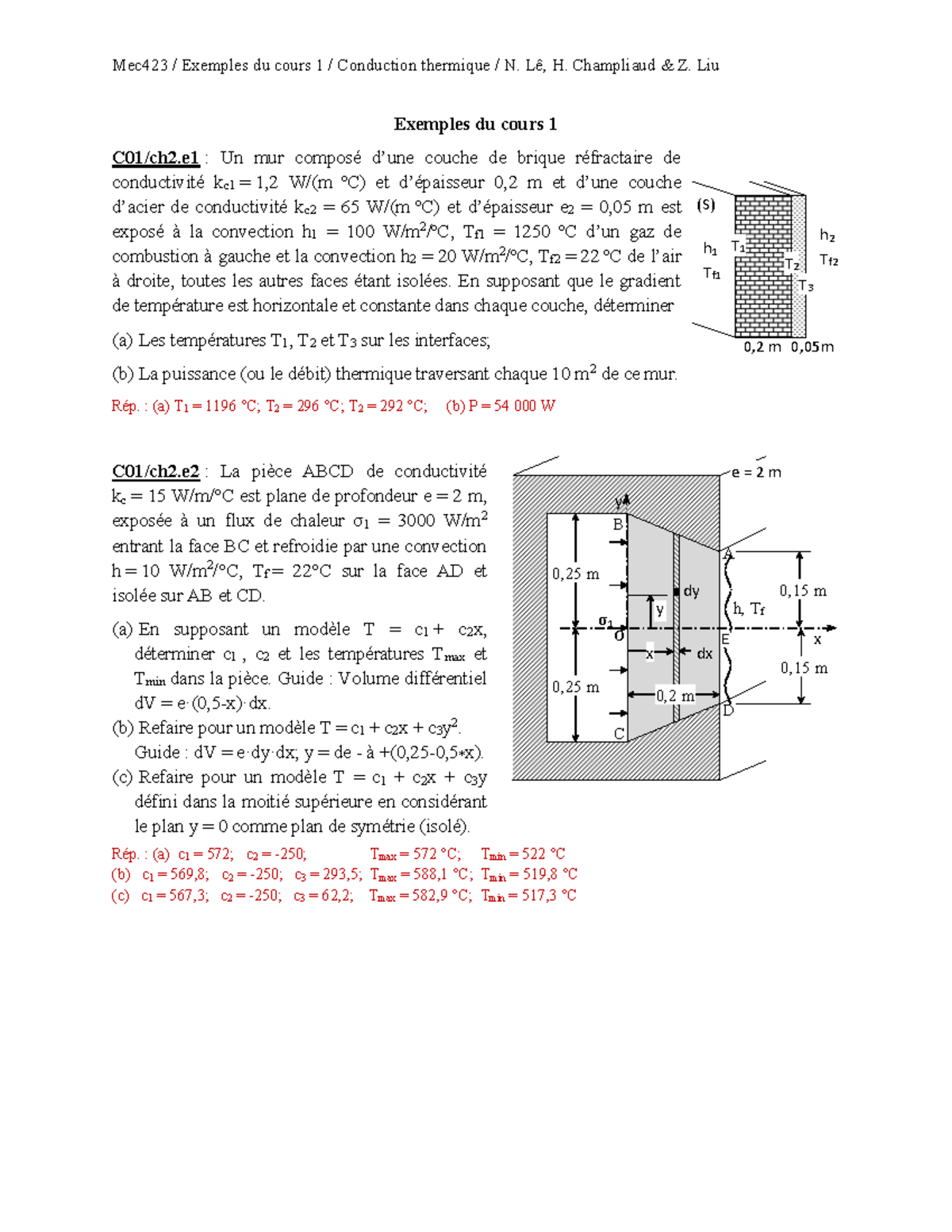 Exemples Cours 01-Enoncés Réponses - Mec423 / Exemples du cours 1 ...
