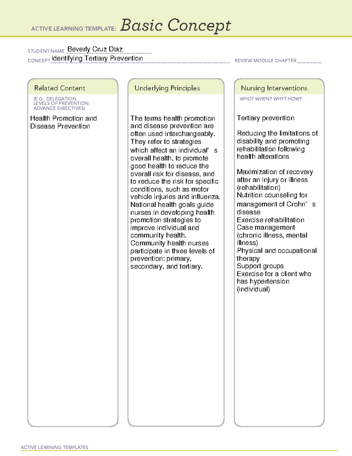 Managementofcarecomm - N251-002 - ACTIVE LEARNING TEMPLATES Basic ...