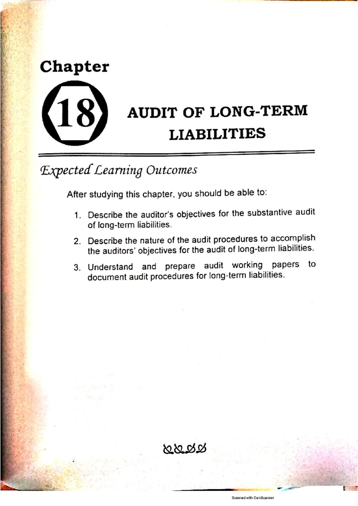 AUDIT OF LONG-TERM LIABILITIES BY Cabrera - Accounting - Studocu