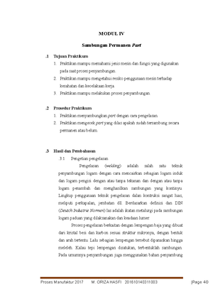 Modul 6 Finishing PART - MODUL VI FINISHING PART 6 Tujuan Praktikum Praktikan mampu mengetahui ...