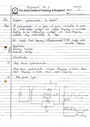 Power electronics Assignment 1 - Power Electronics and Drives - Studocu