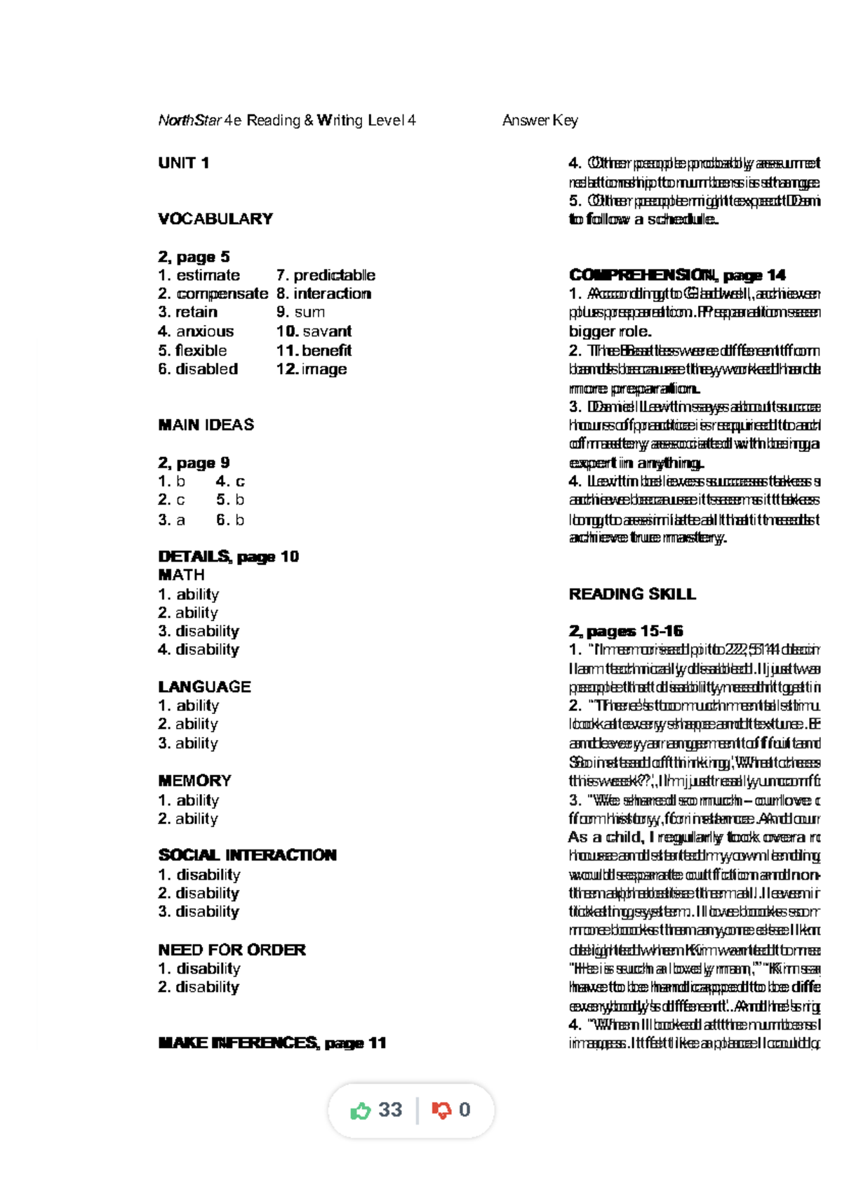 Dlstudocu - adadadad - NorthStar NorthStar 4 4 ee RReeaaddiinngg && WW ...