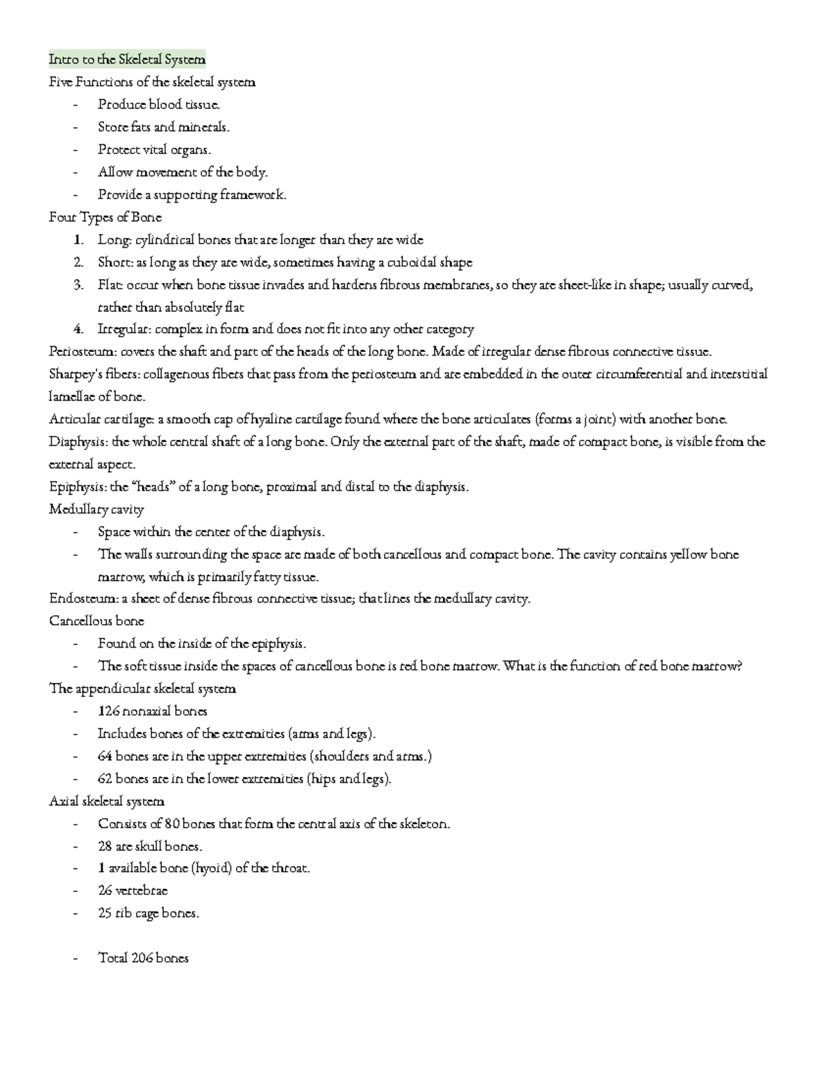 intro-to-the-skeletal-system-notes-intro-to-the-skeletal-system-five