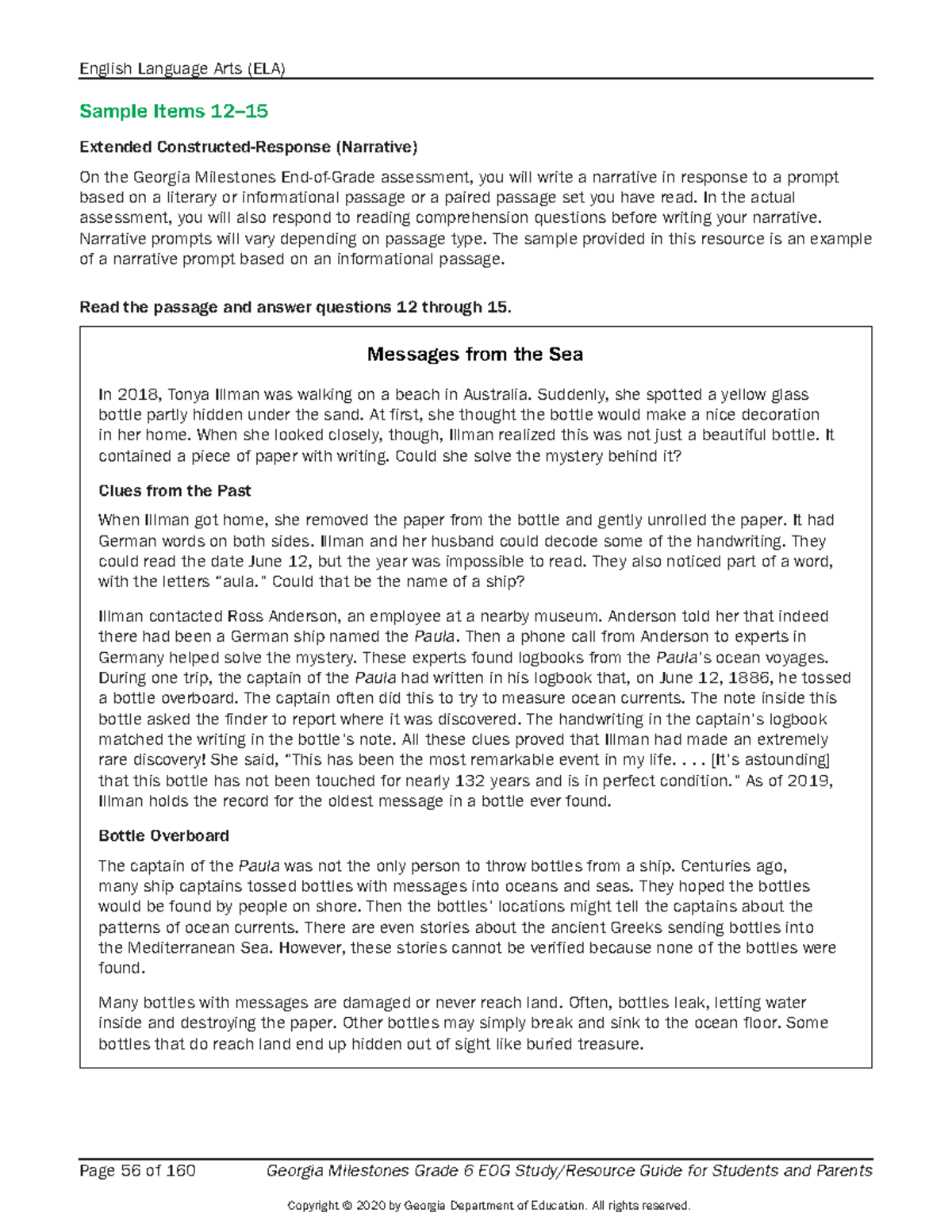 Study Guide GR06 20210210 Narrative - Page 56 of 160 Georgia Milestones ...