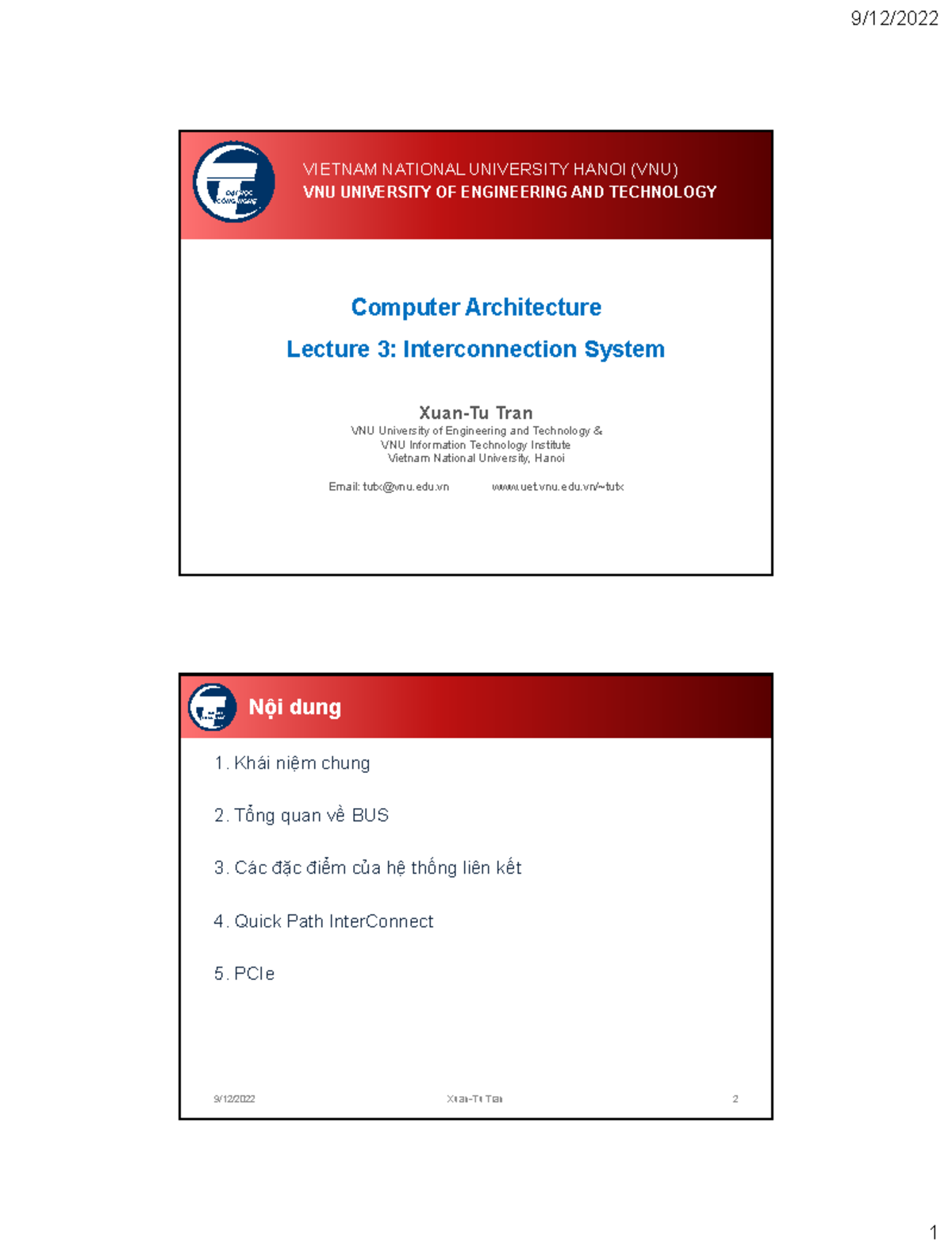 Part03-Interconnection systems - ĐẠI CÔNG HỌC NGHỆ ĐẠI CÔNG HỌC NGHỆ ...