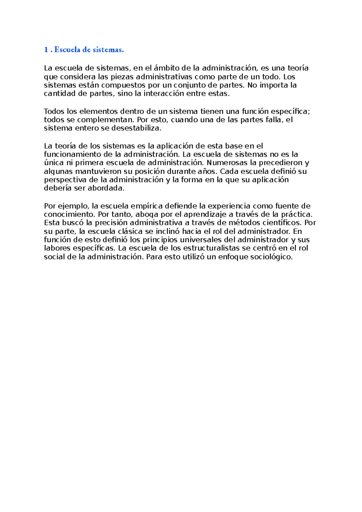 Documento sin título - RDFE - 1. Escuela de sistemas. La escuela de ...