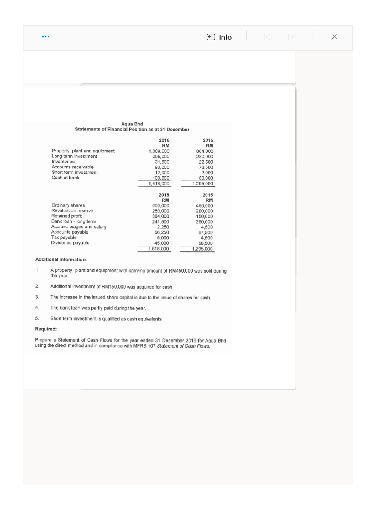 Topic 7 Preparation Presentation OF Financial Statements - One Drive 2 ...
