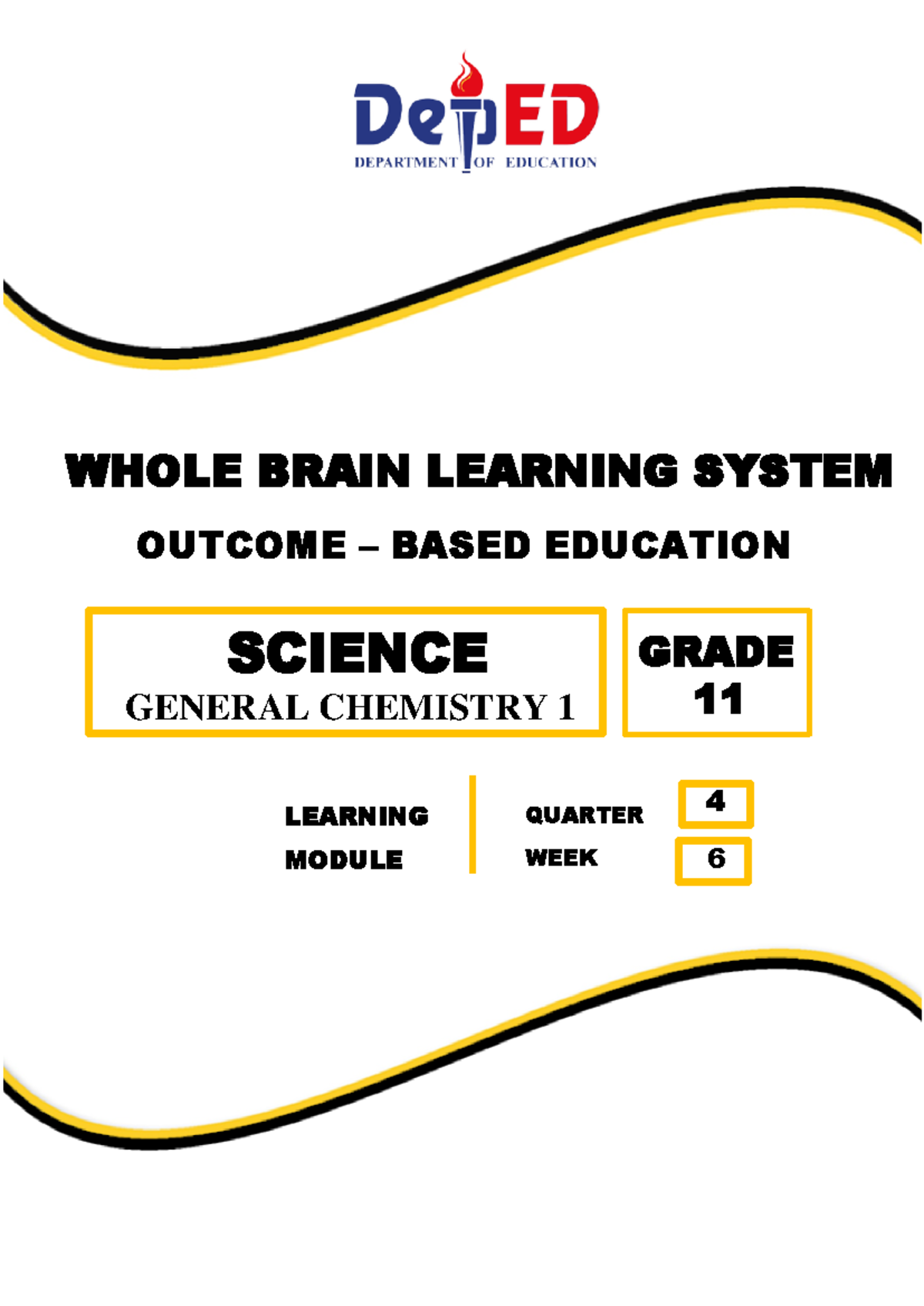 GEN - Gen Chem. Q4 W6 - 11 - 0 WBLS-OBE MELC-Aligned Self-Learning ...