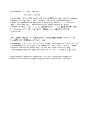 News-writing-exercises - LEAD WRITING EXERCISES EXERCISE 1 Using the ...